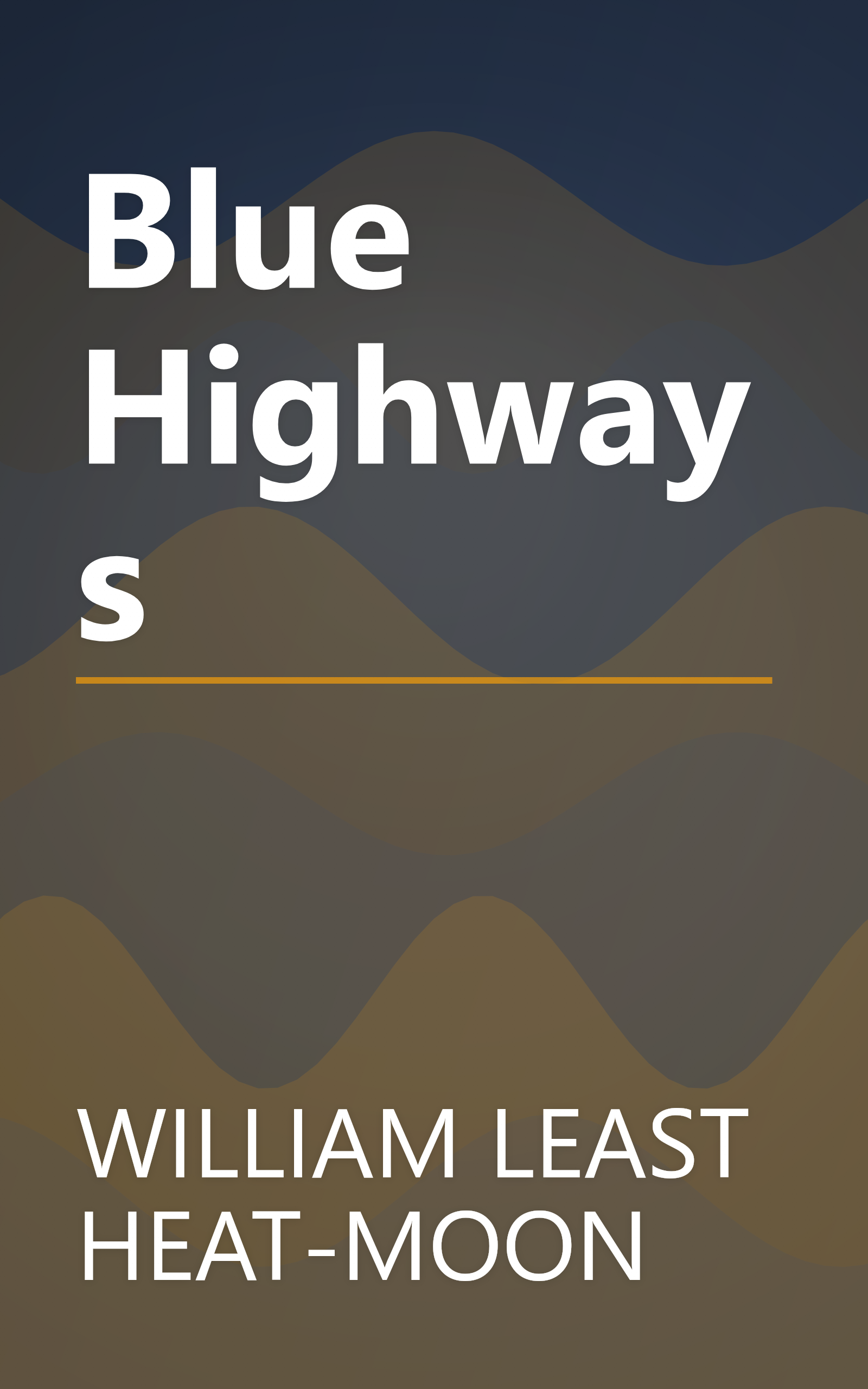 Blue Highways book cover