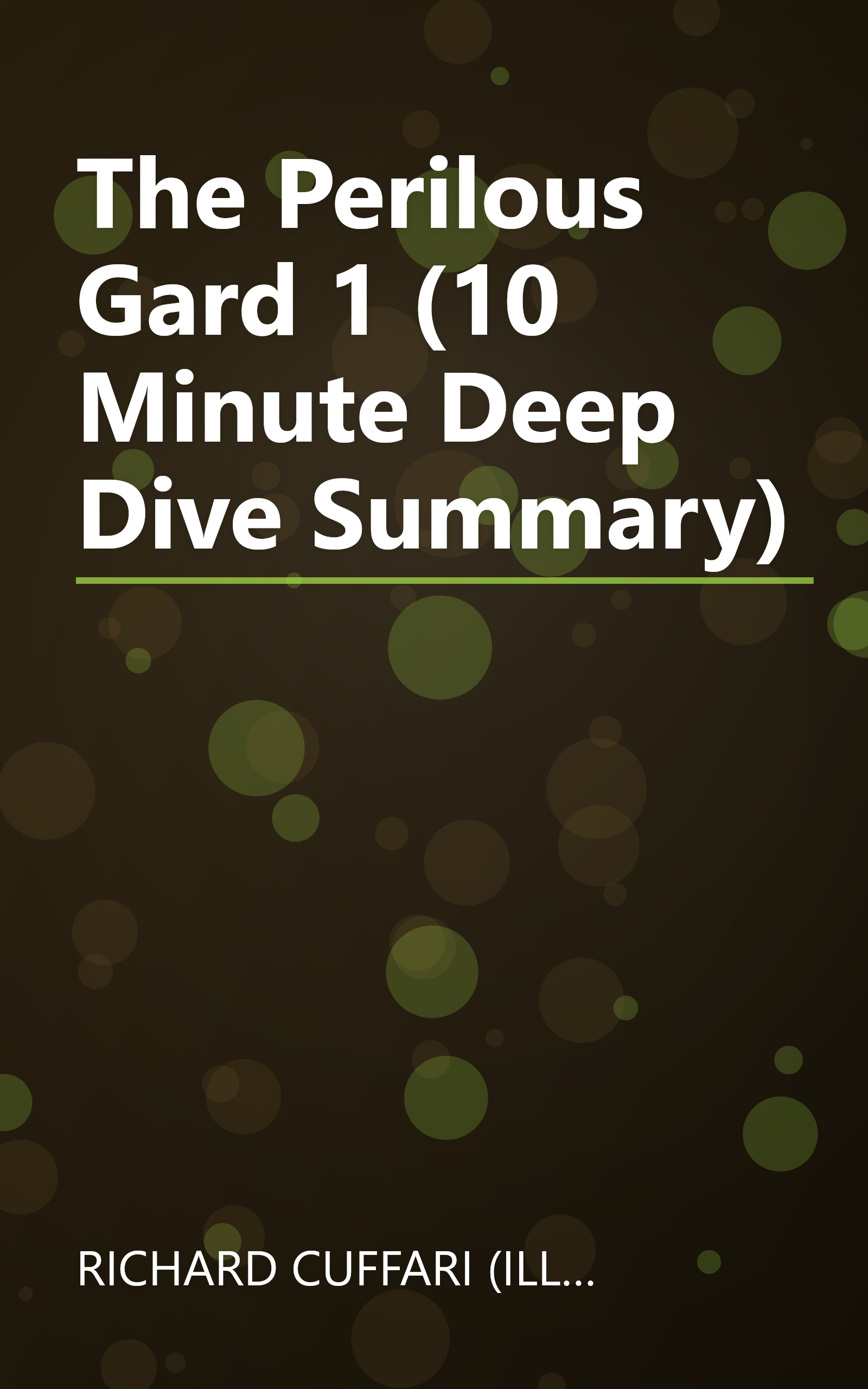 The Perilous Gard 1 (10 Minute   Deep Dive Summary) book cover