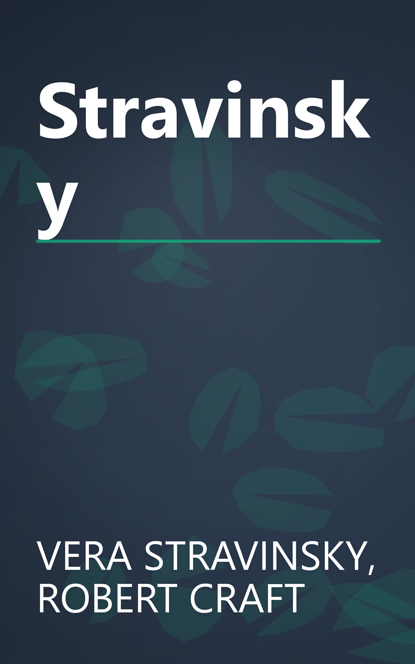 Stravinsky book cover