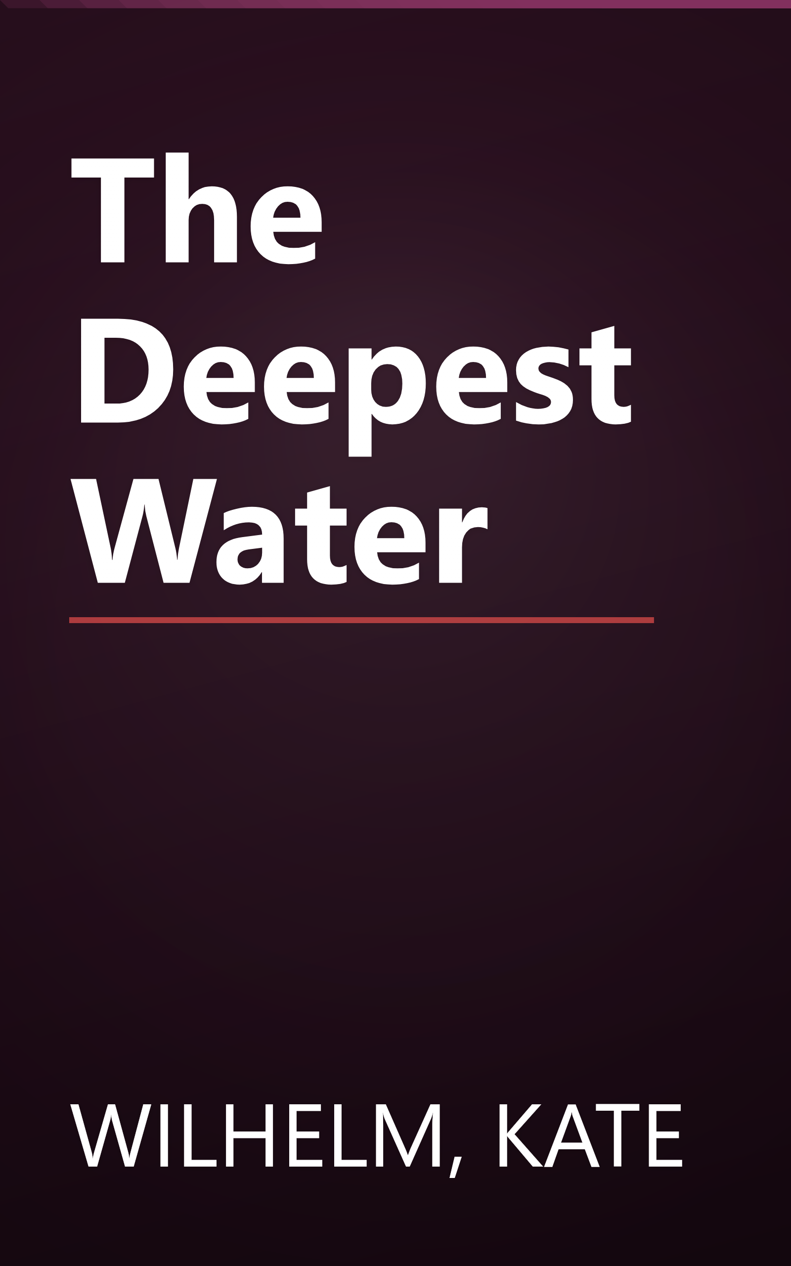 The Deepest Water book cover