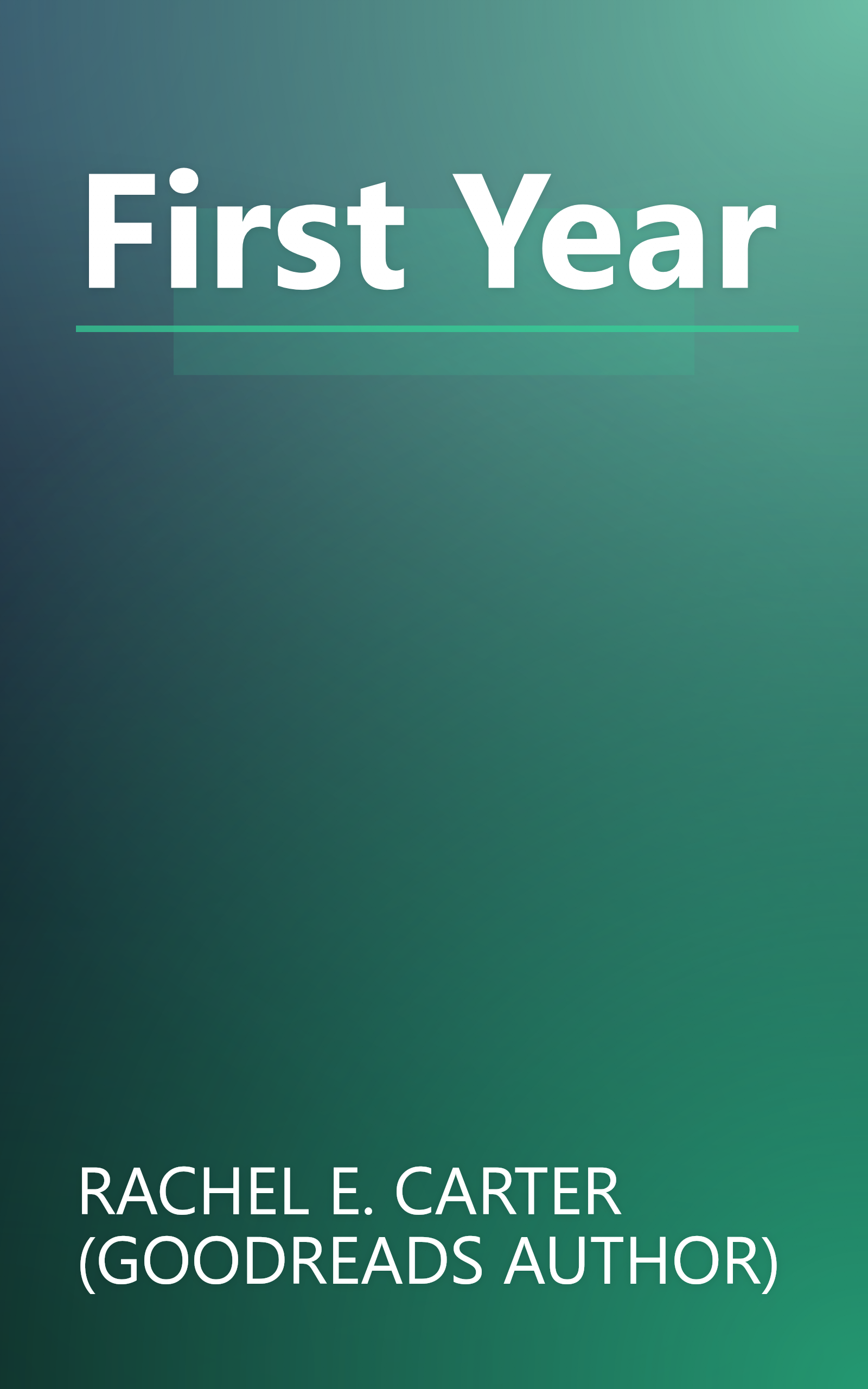 First Year book cover