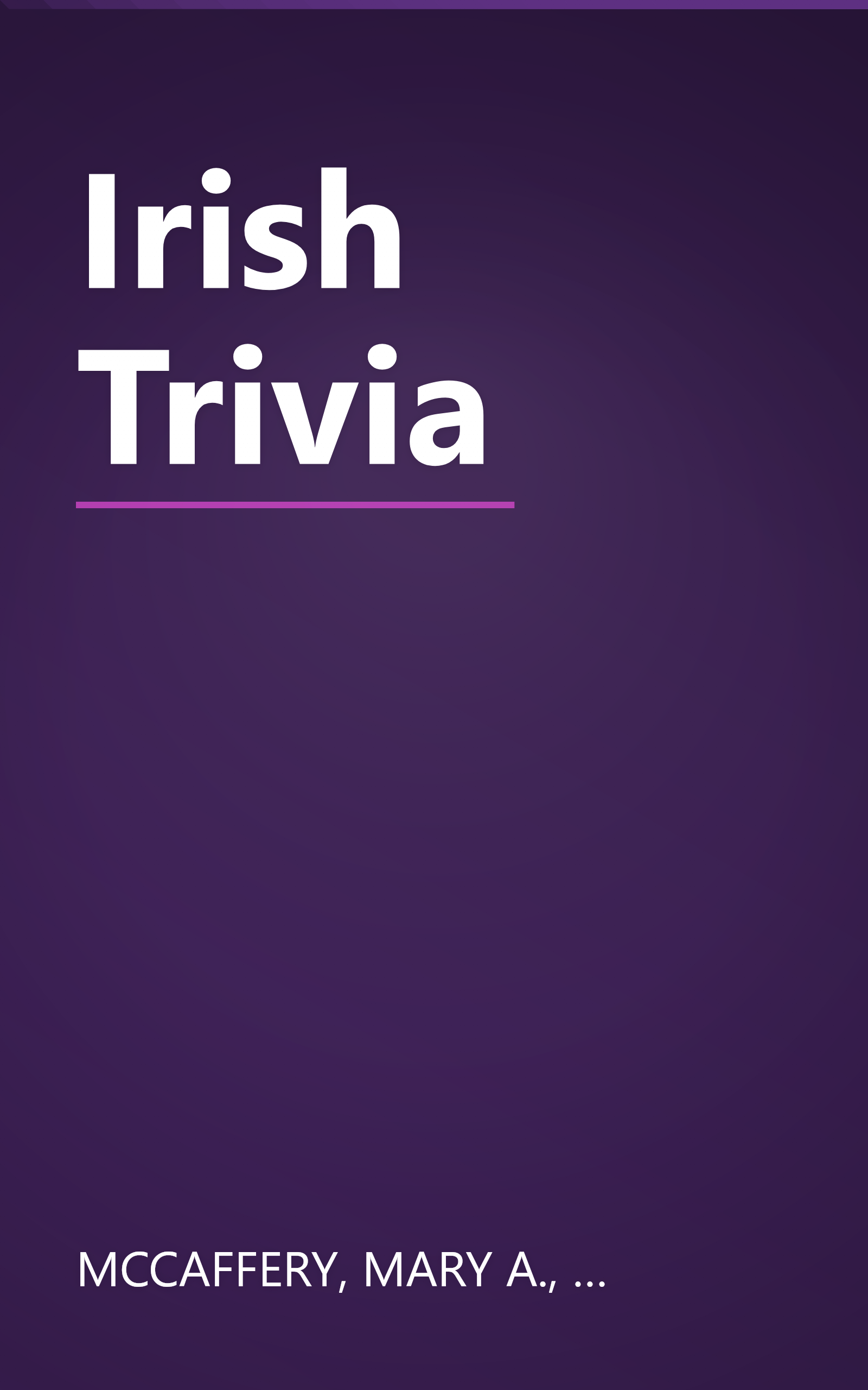 Irish Trivia book cover
