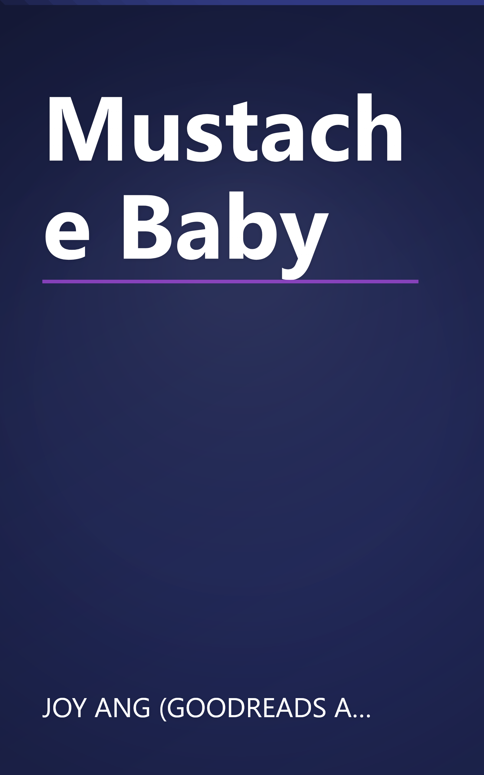 Mustache Baby book cover