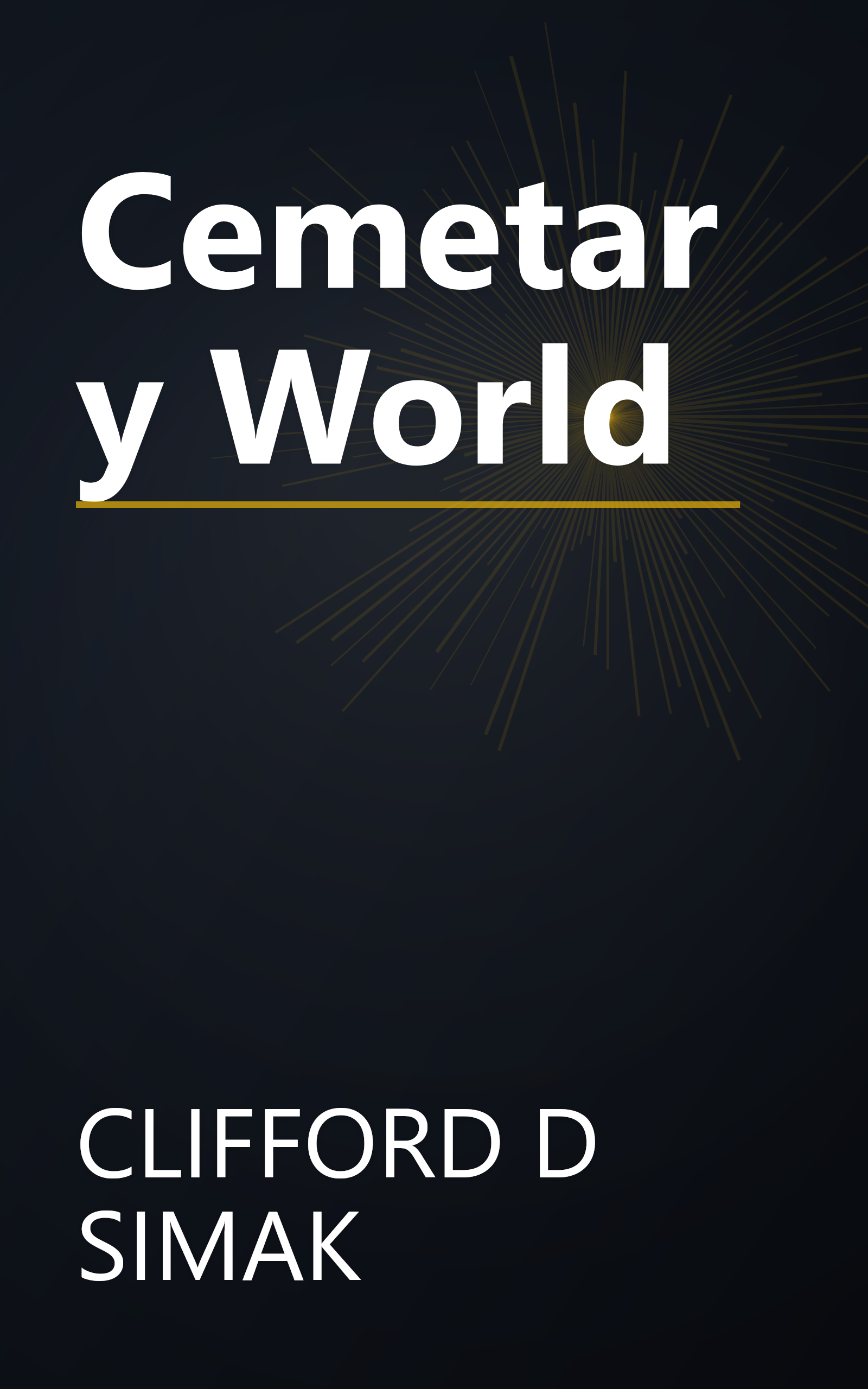 Cemetary World book cover