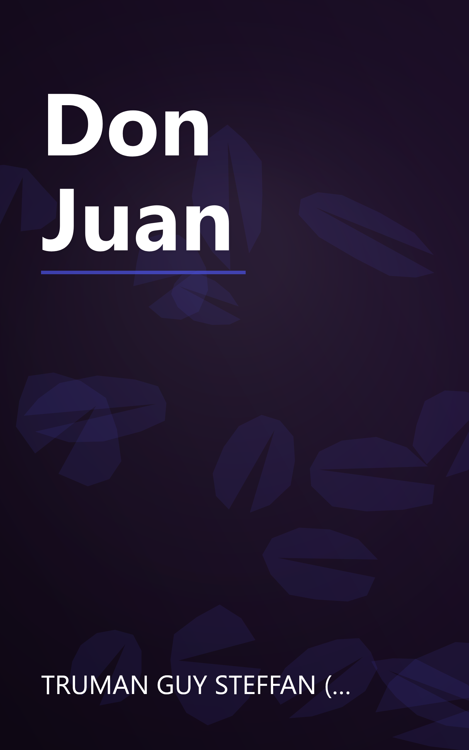 Don Juan book cover