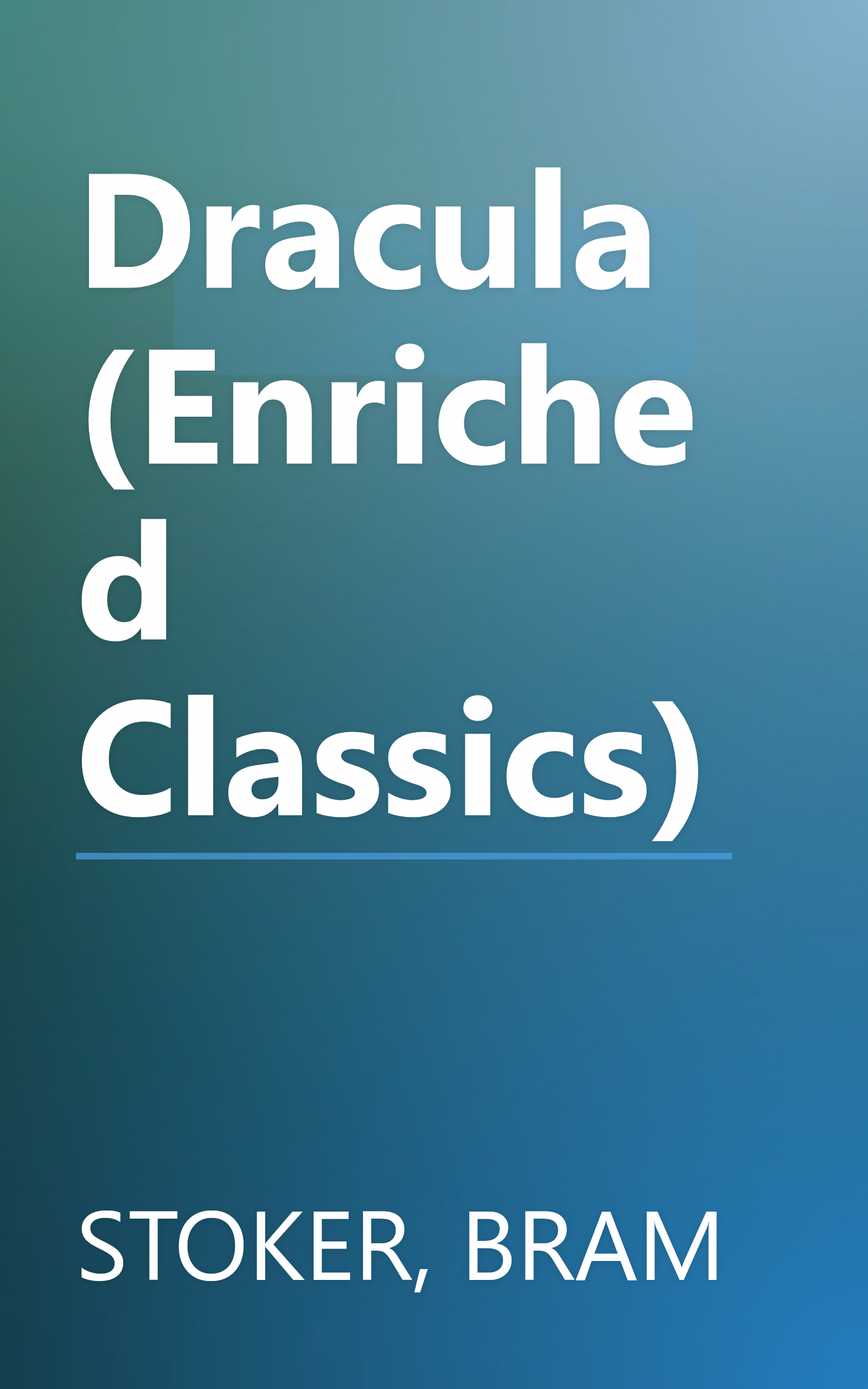 Dracula (Enriched Classics) book cover