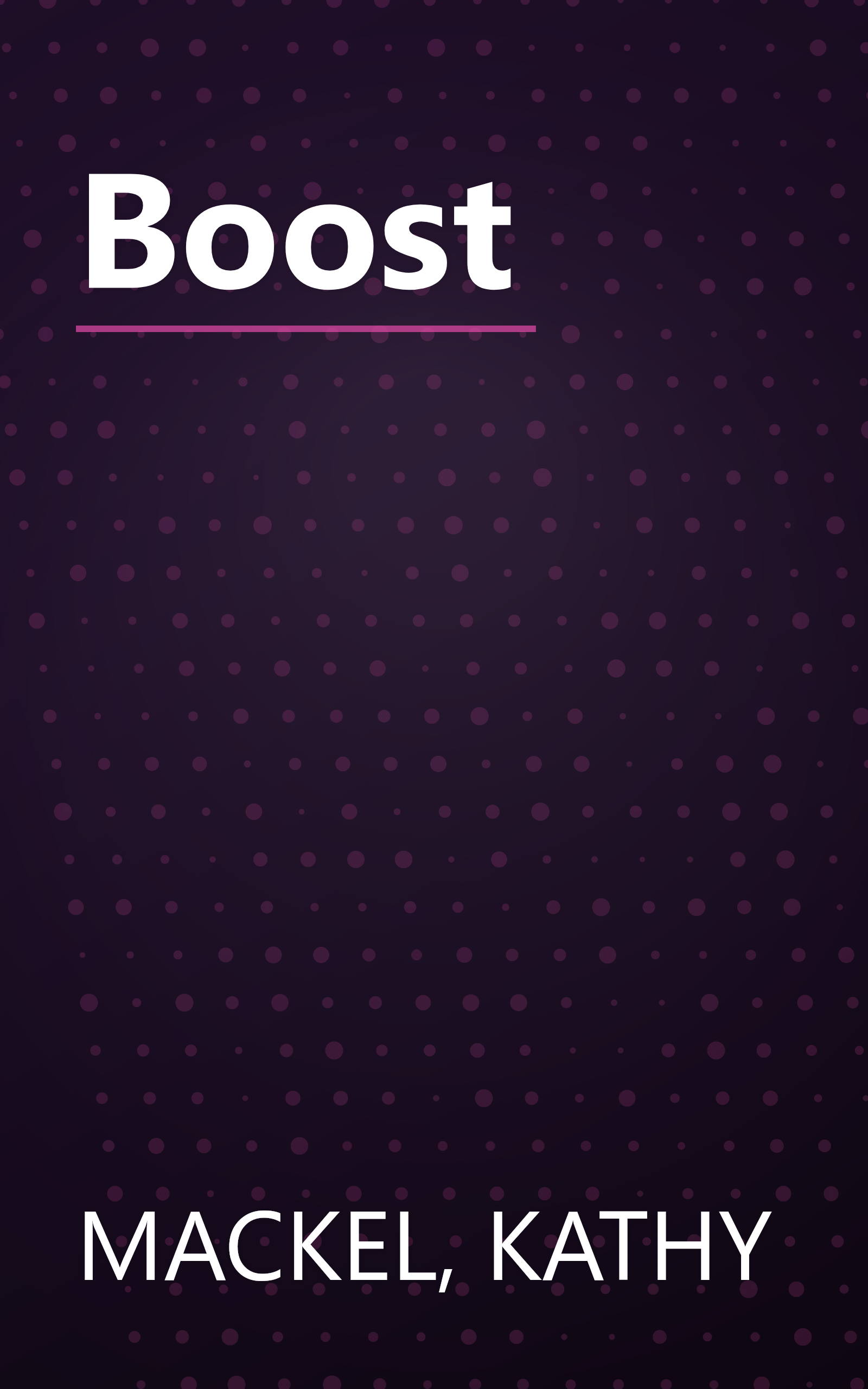 Boost book cover