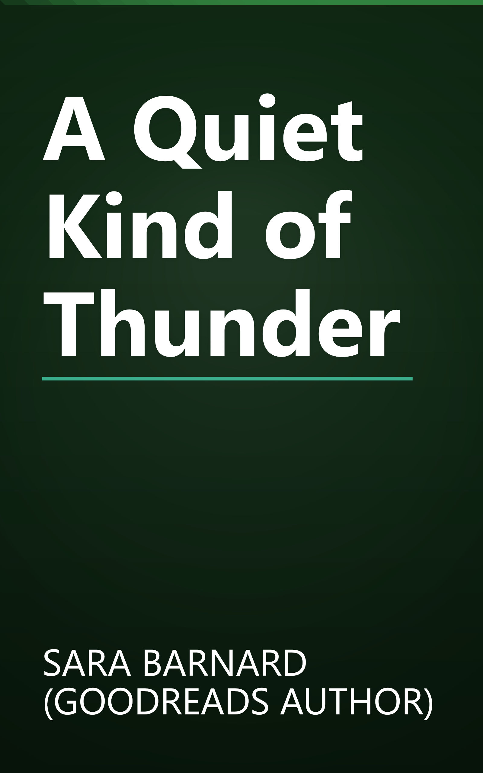 A Quiet Kind of Thunder book cover