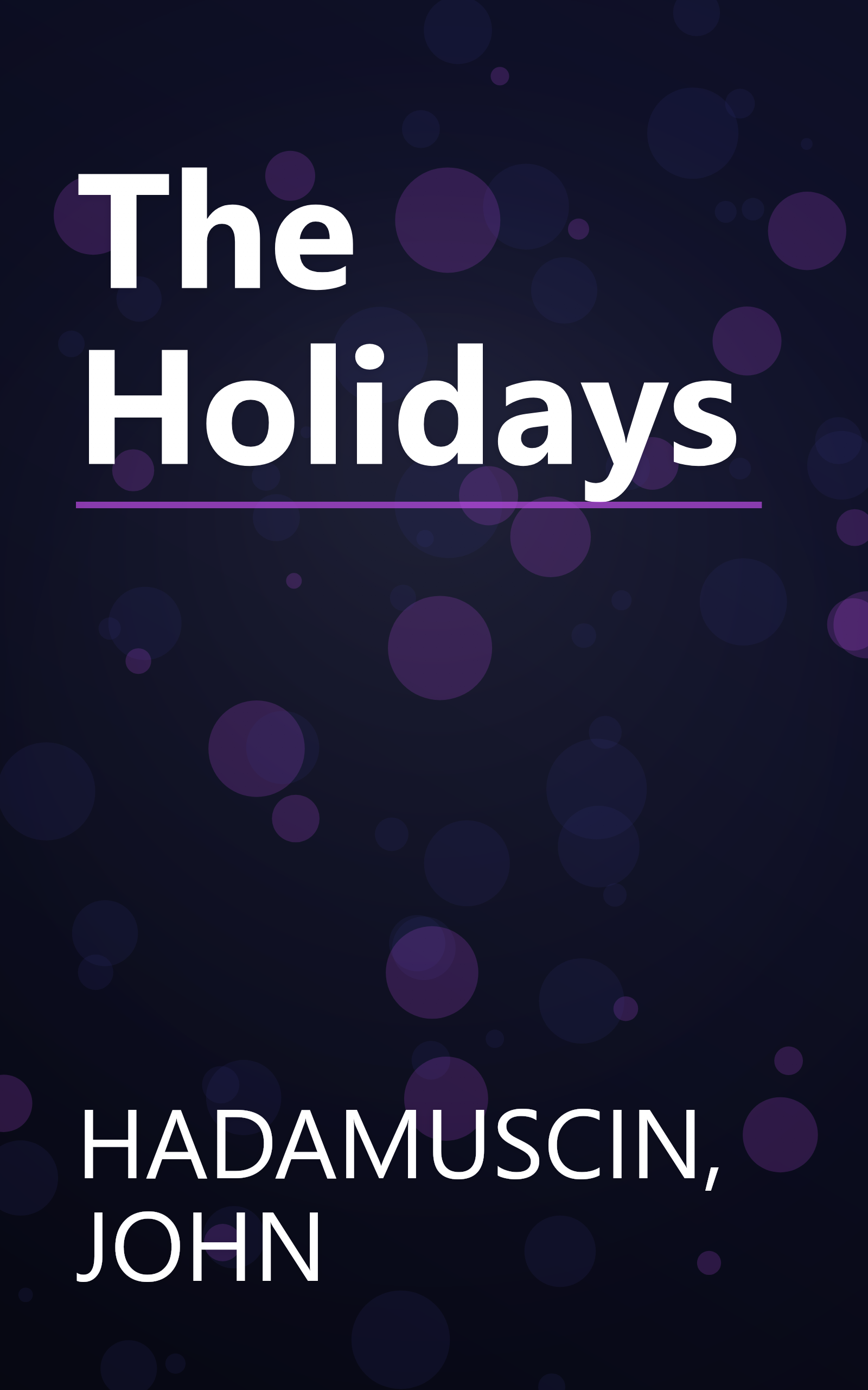 The Holidays book cover