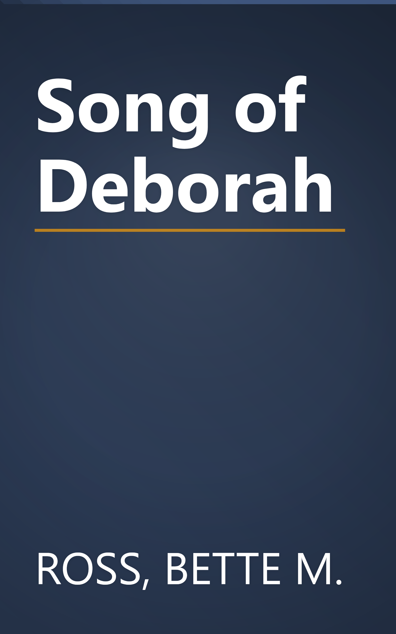Song of Deborah book cover