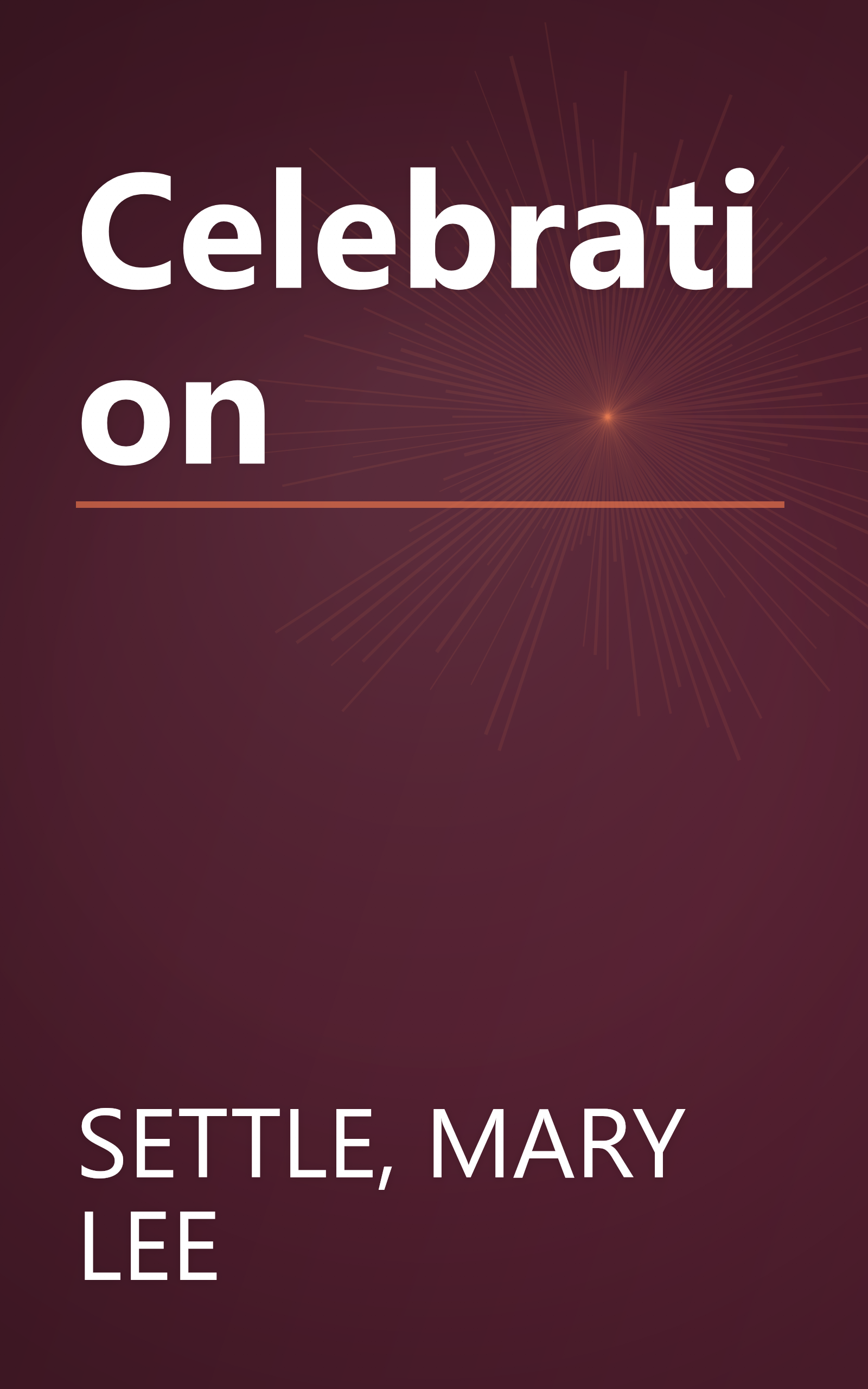 Celebration book cover