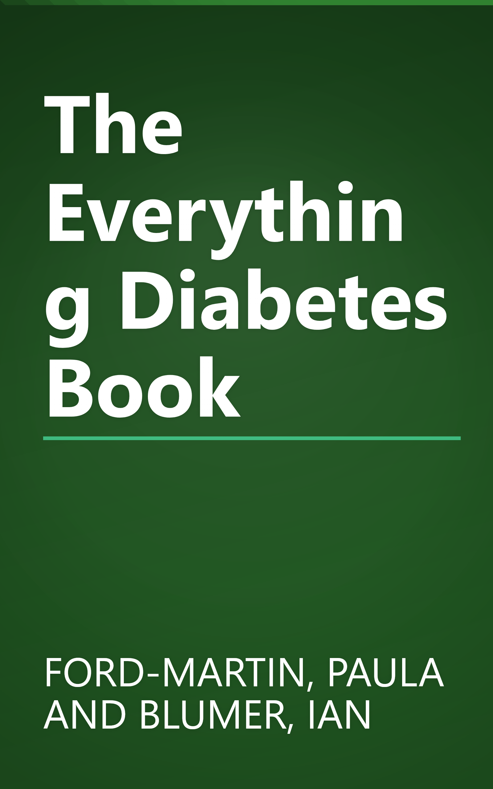 The Everything Diabetes Book book cover