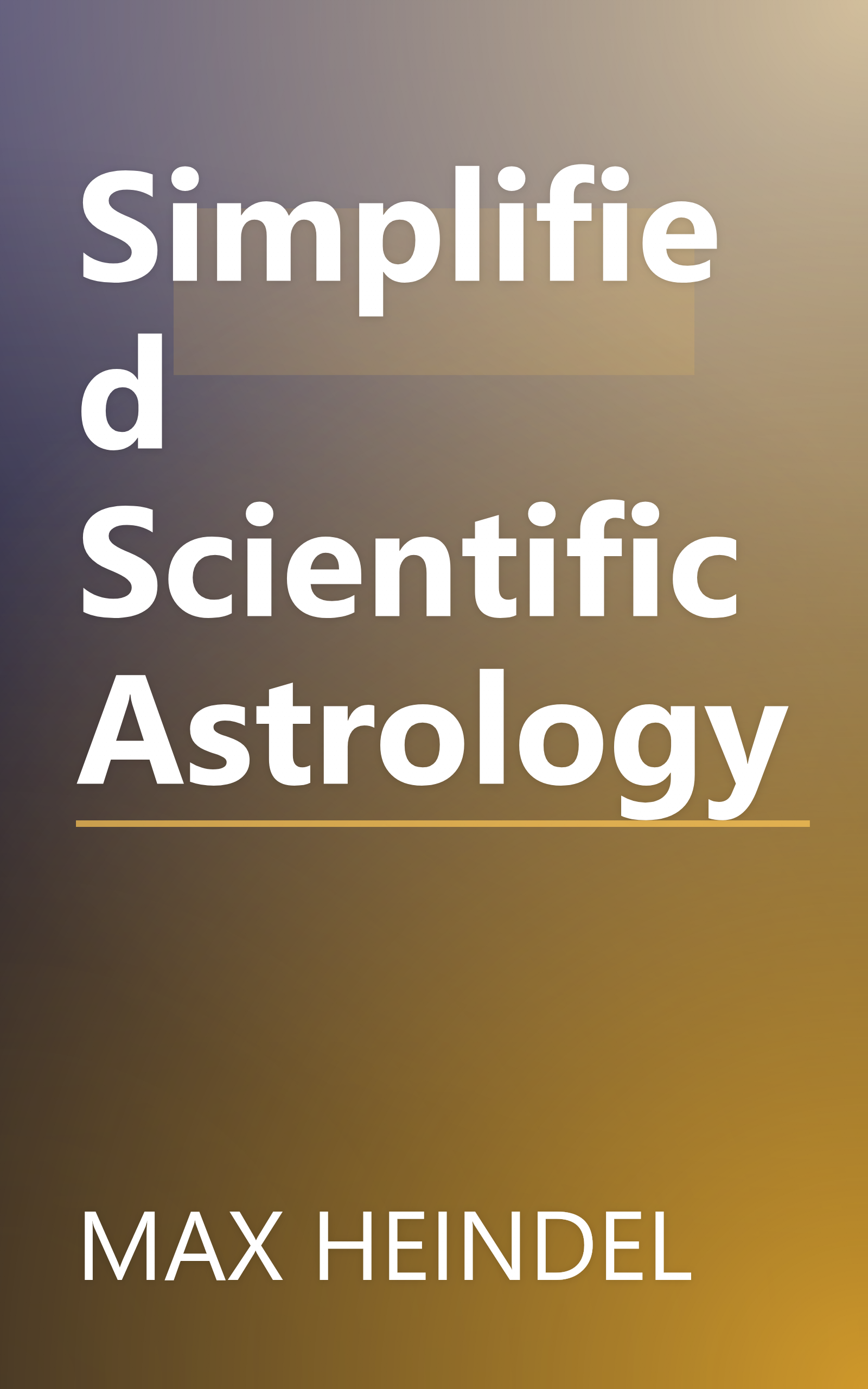Simplified Scientific Astrology book cover