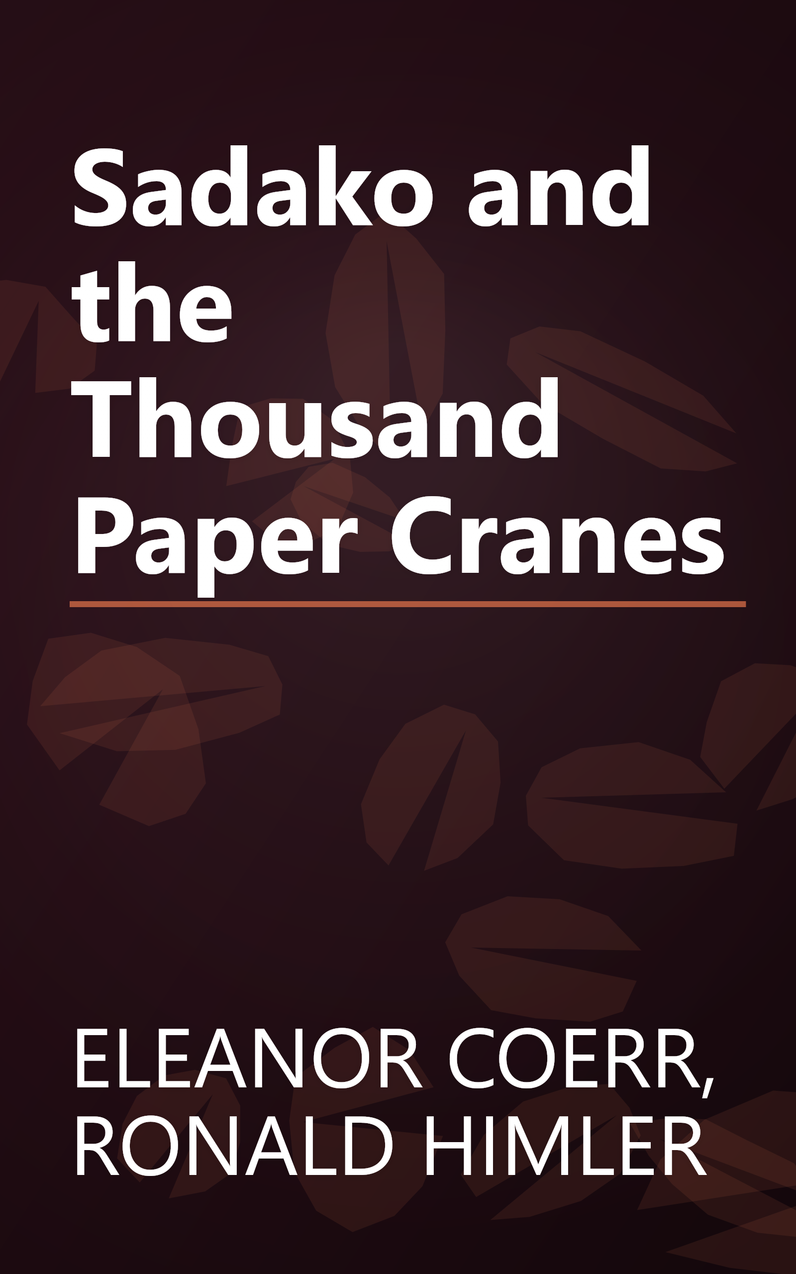 Sadako and the Thousand Paper Cranes book cover