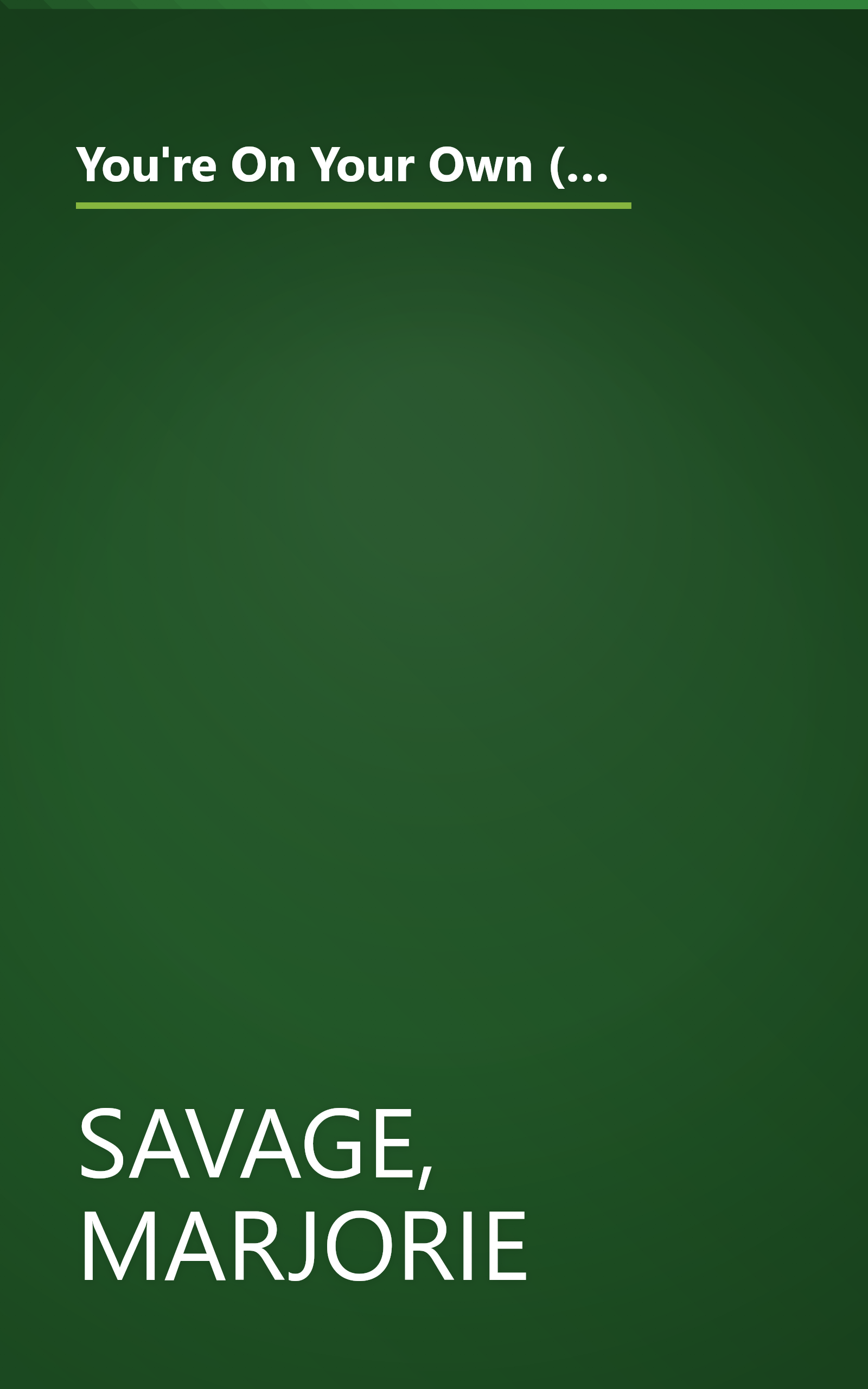 You're On Your Own (But I'm Here if You Need Me): Mentoring Your Child During the College Years (Fireside Books (Fireside)) book cover