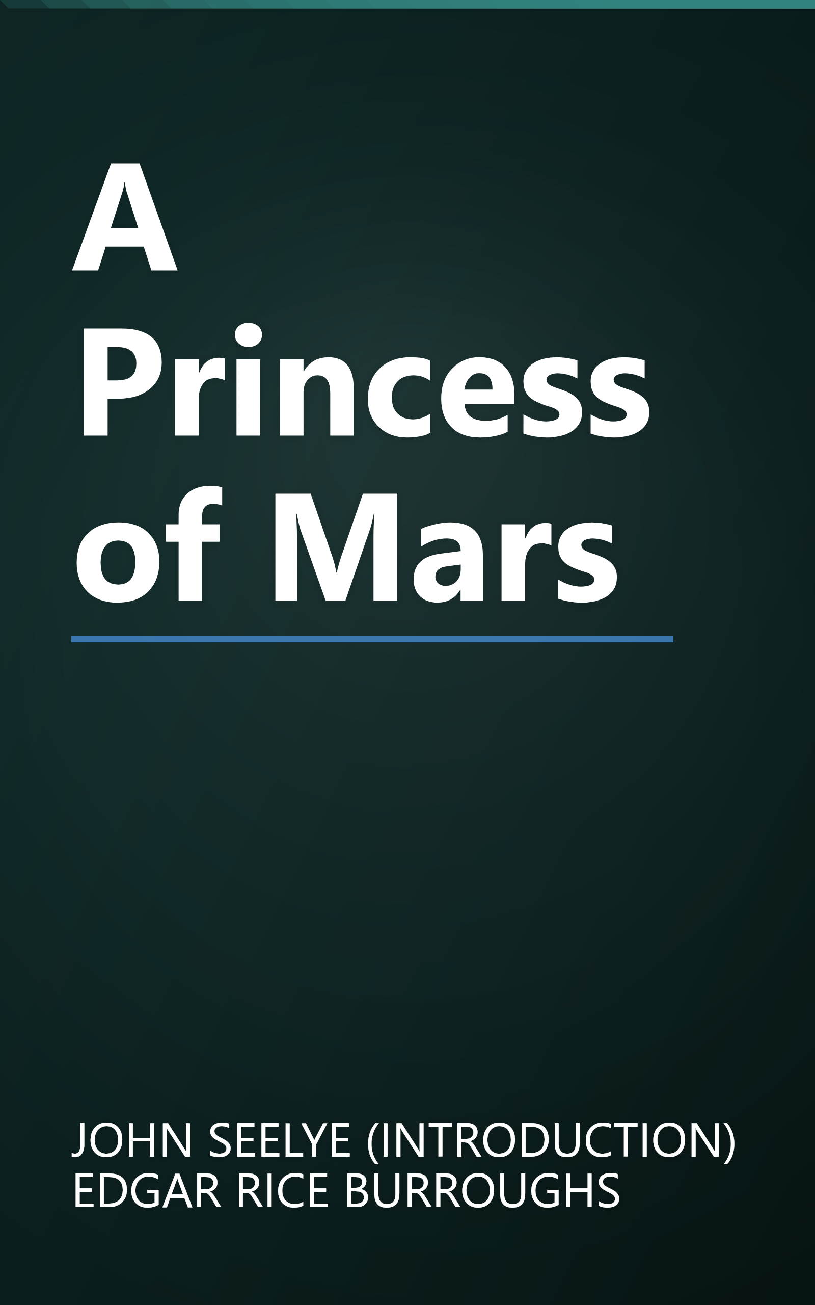 A Princess of Mars book cover
