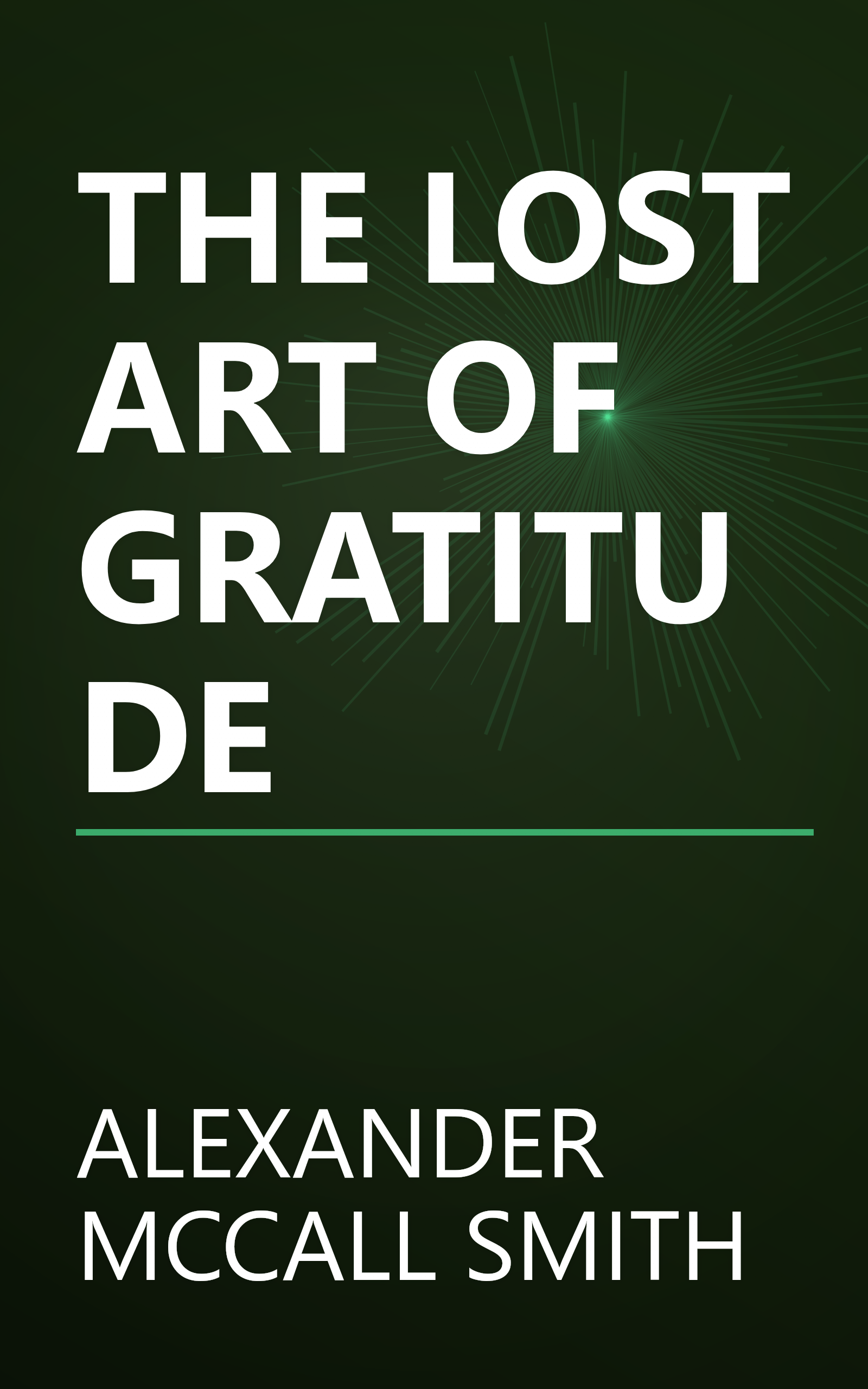THE LOST ART OF GRATITUDE book cover