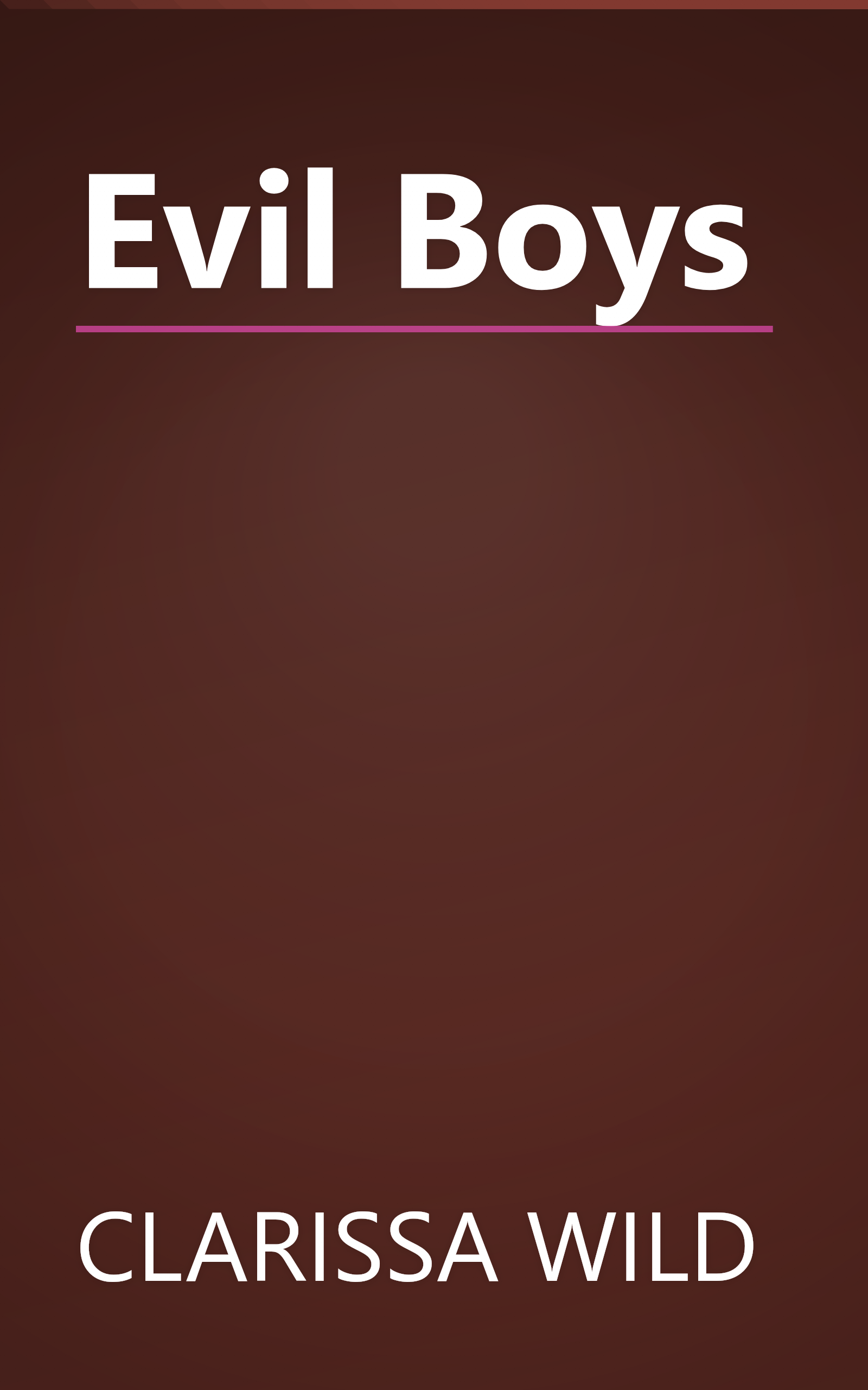 Evil Boys book cover