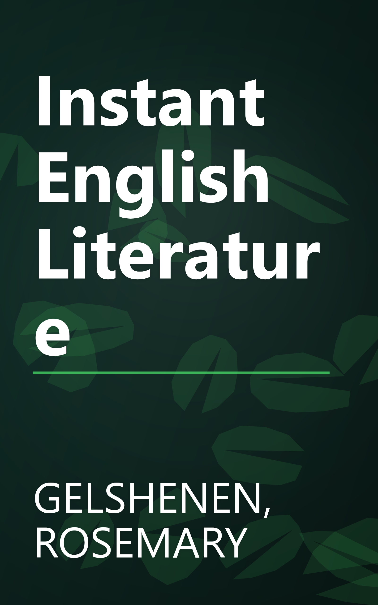Instant English Literature book cover