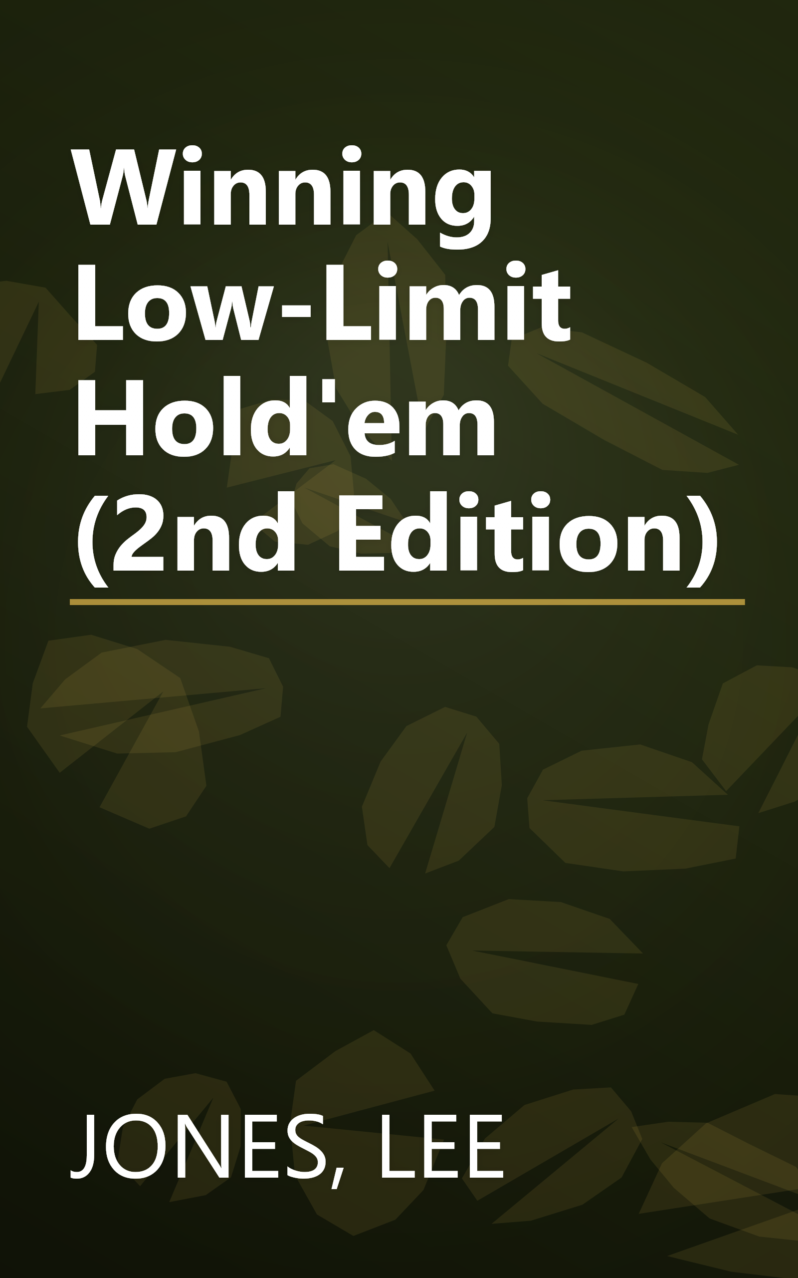 Winning Low-Limit Hold'em (2nd Edition) book cover