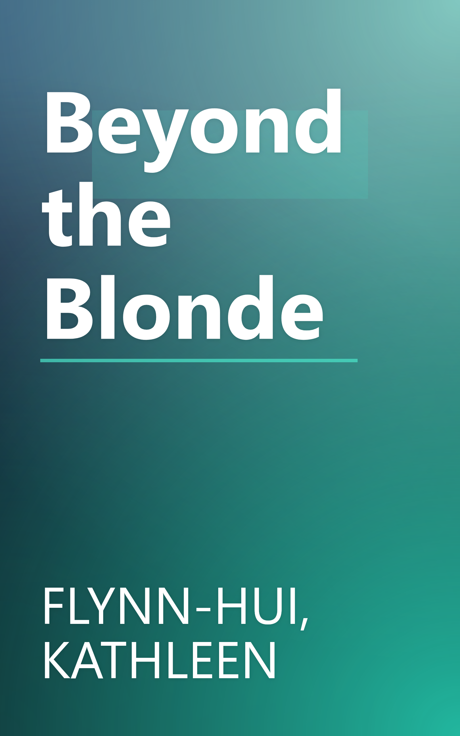 Beyond the Blonde book cover