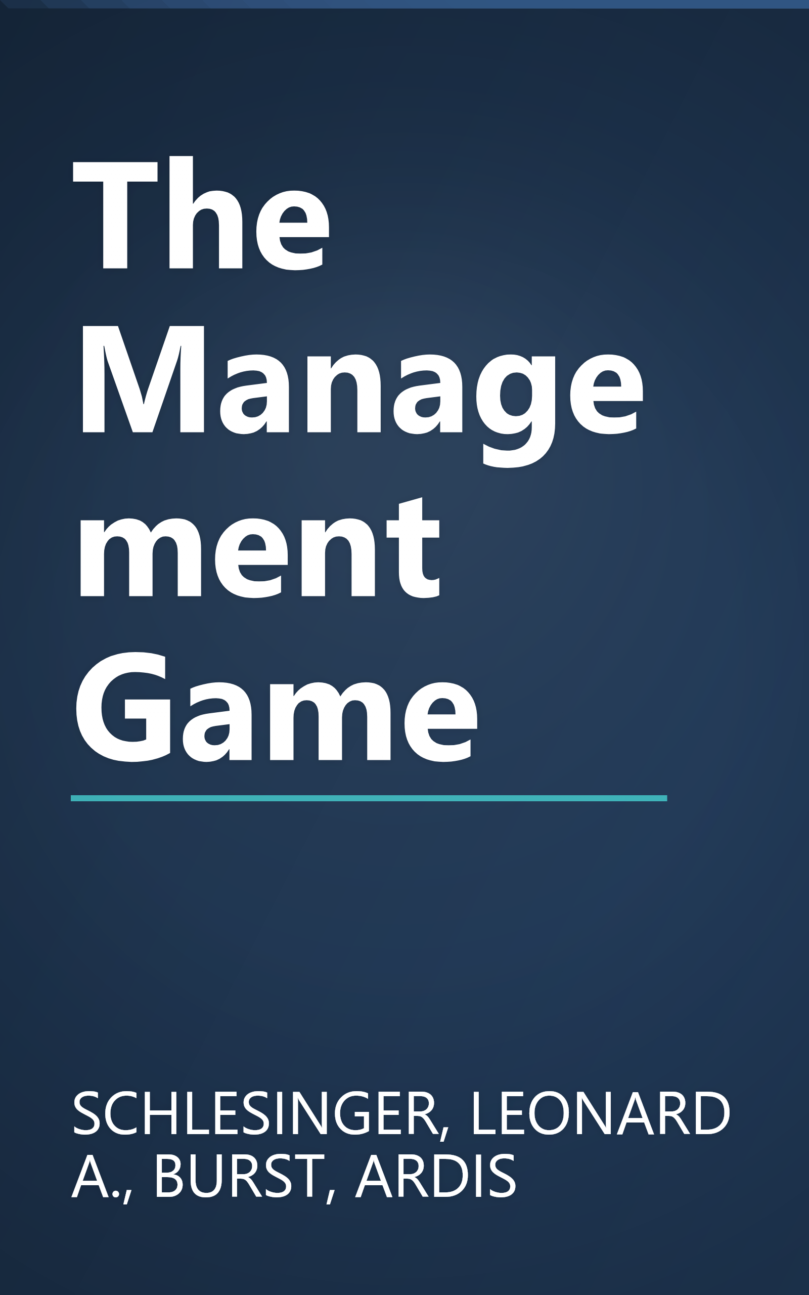 The Management Game book cover