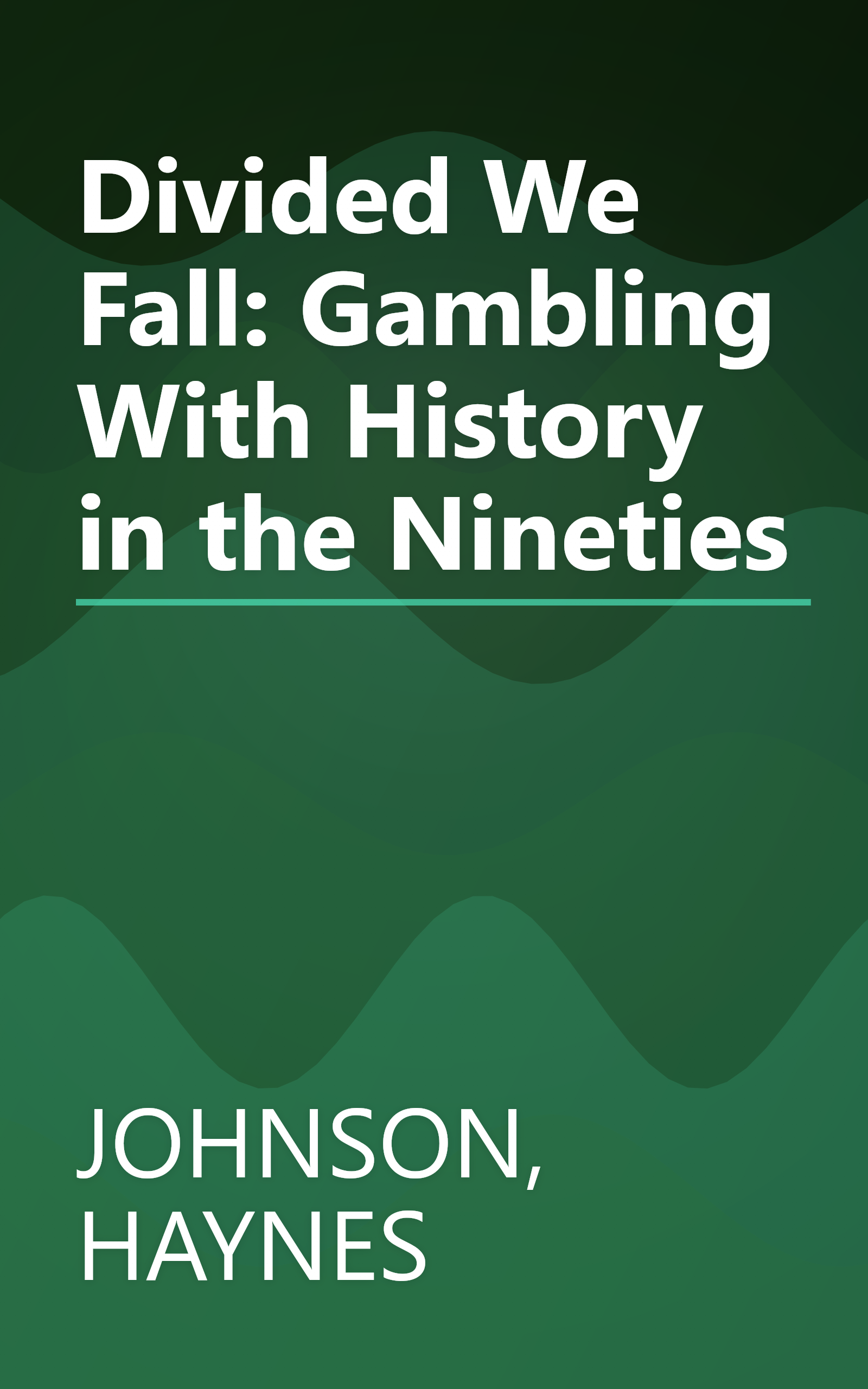 Divided We Fall: Gambling With History in the Nineties book cover