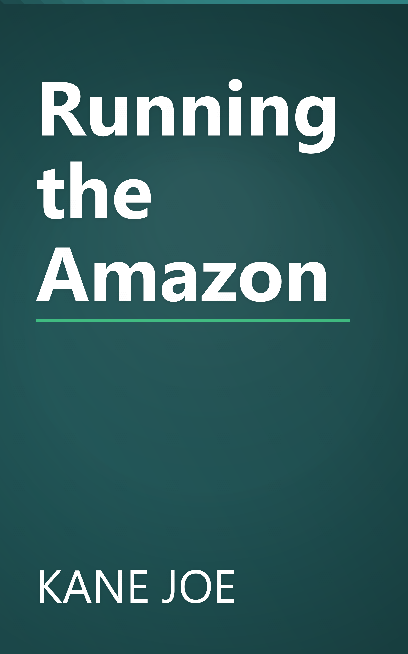 Running the Amazon book cover