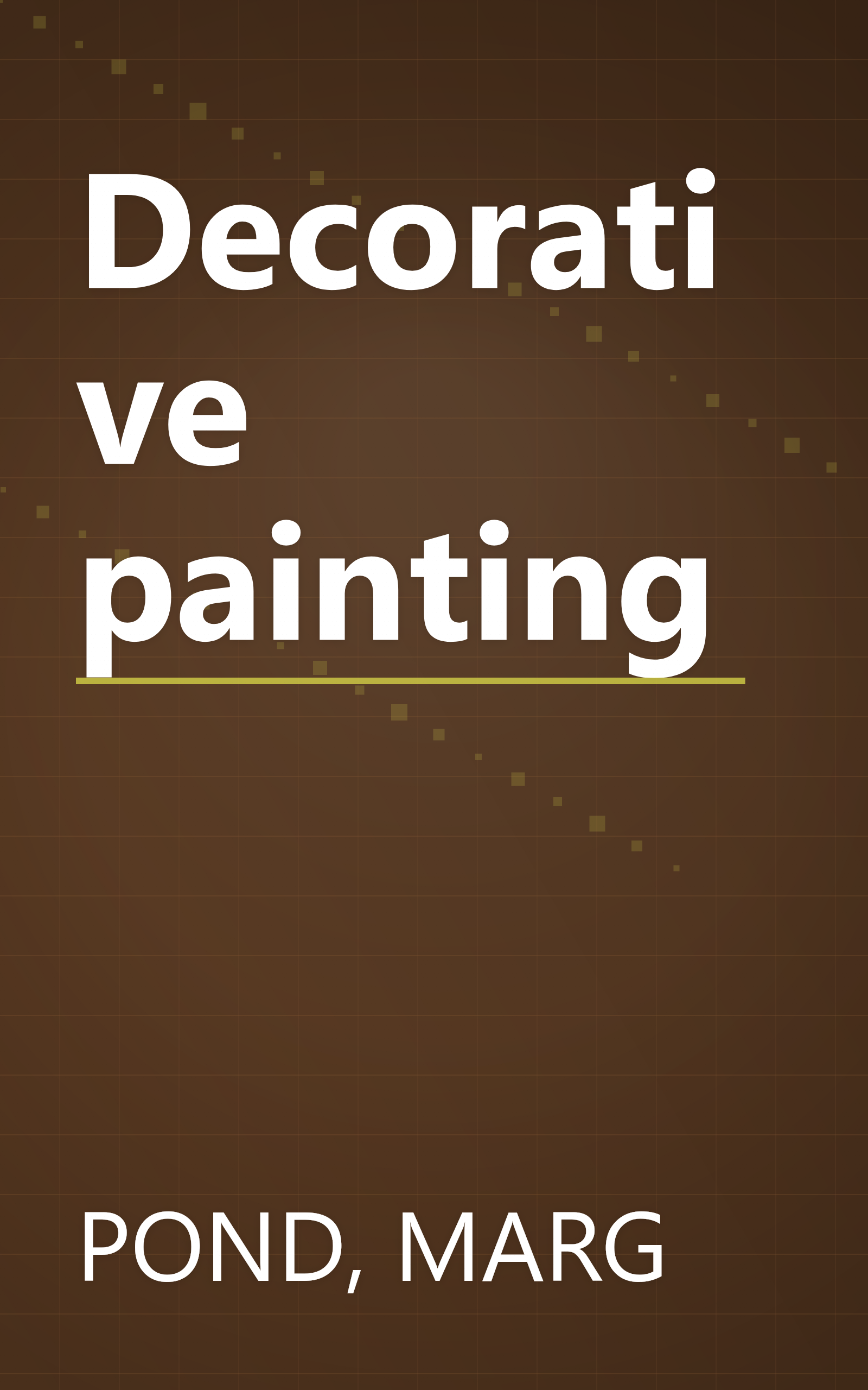 Decorative painting book cover