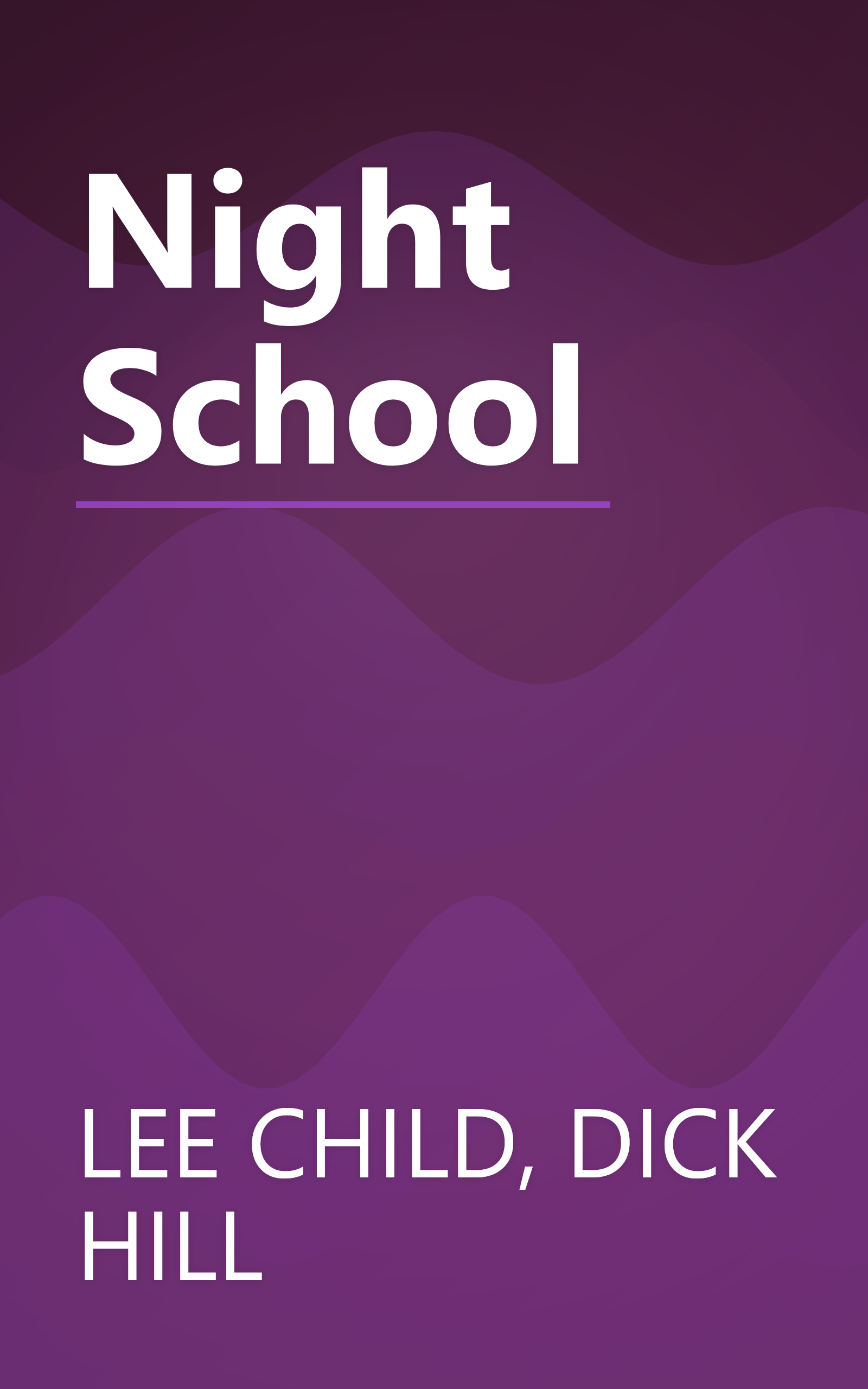 Night School book cover