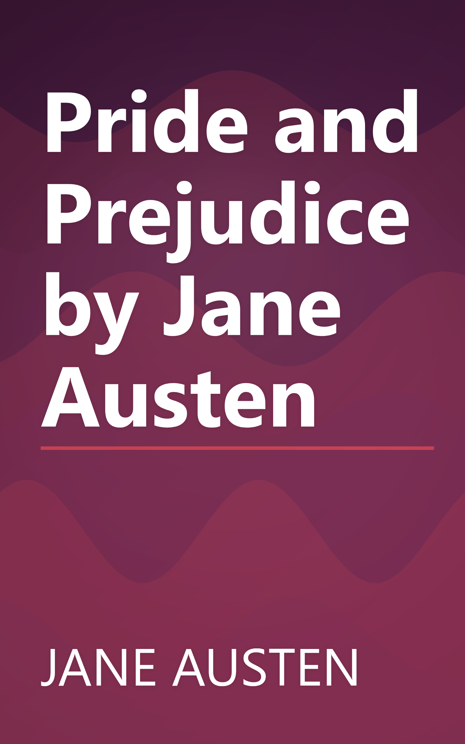 Pride and Prejudice by Jane Austen book cover