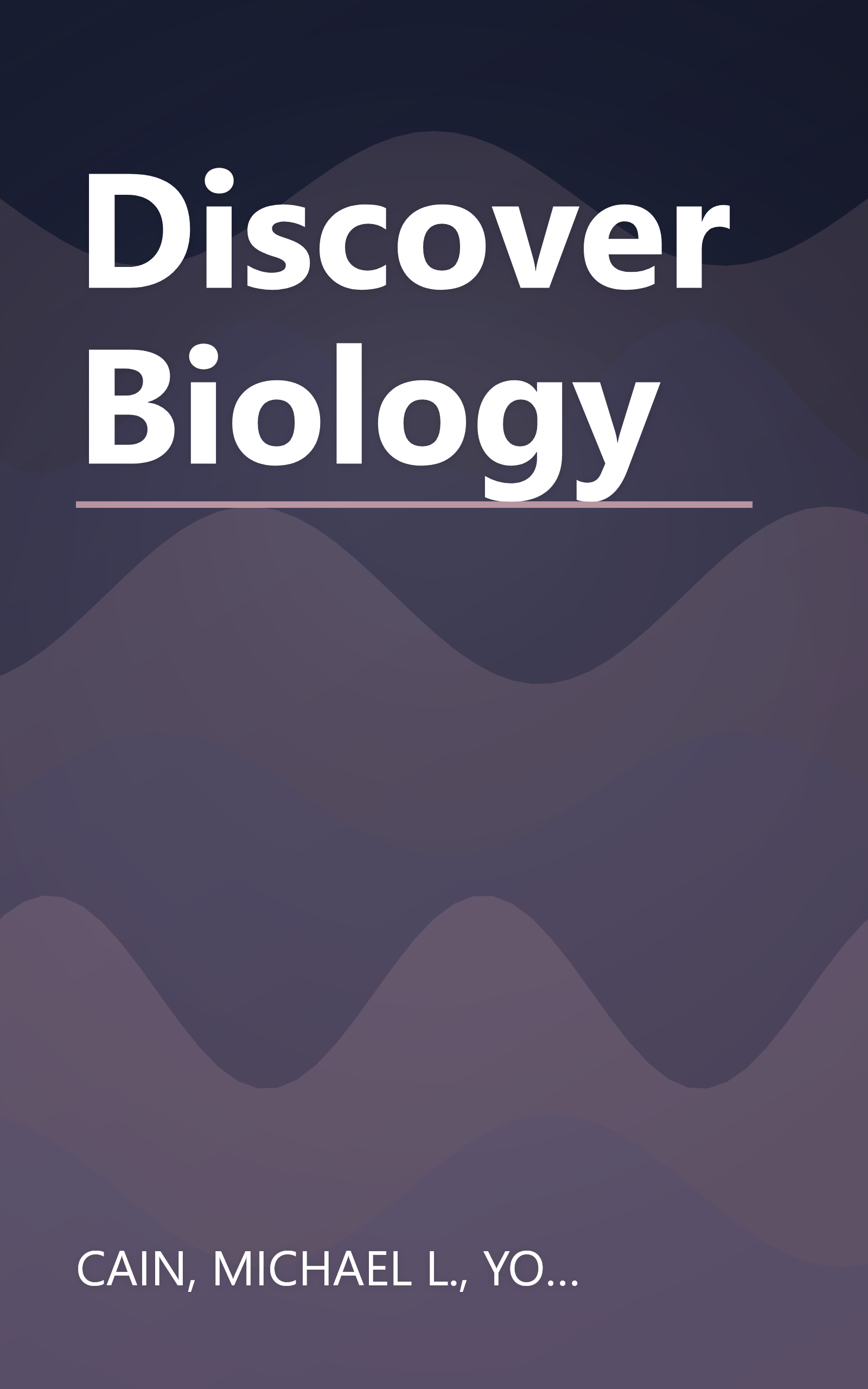 Discover Biology book cover