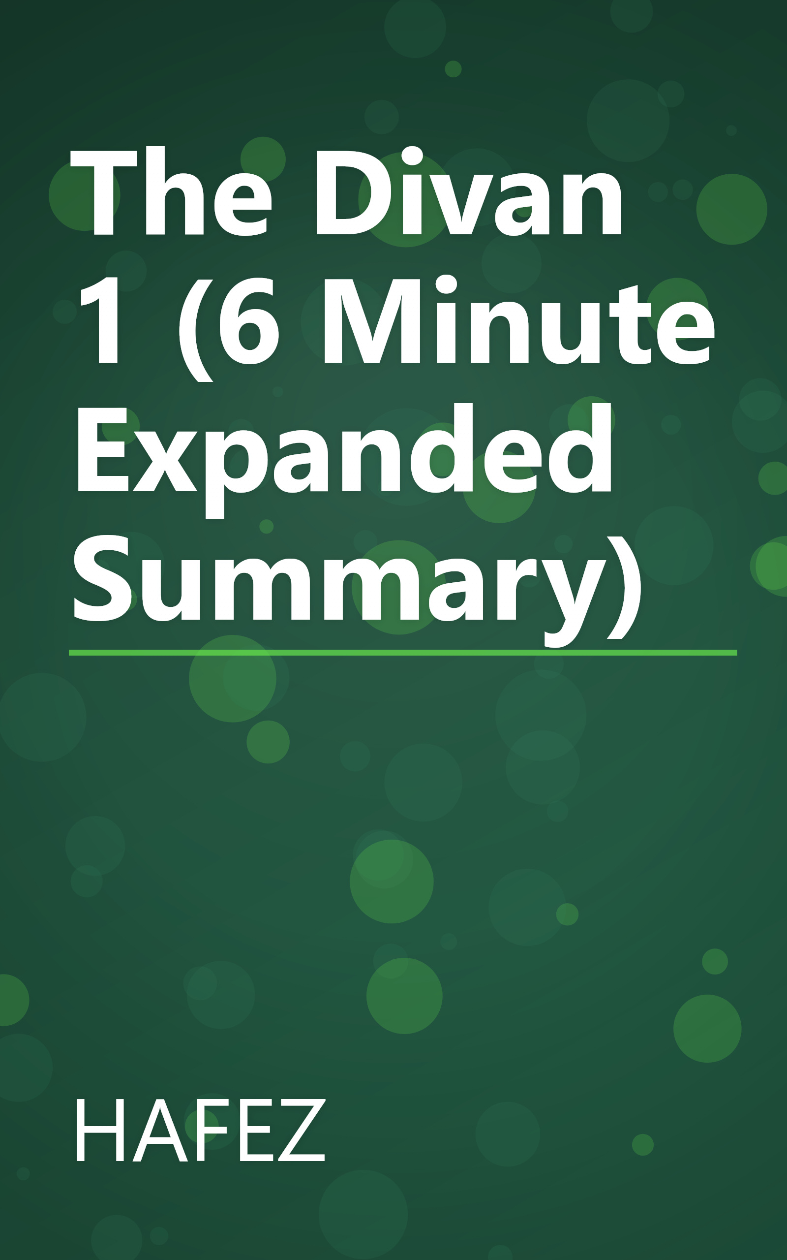 The Divan 1 (6 Minute   Expanded Summary) book cover