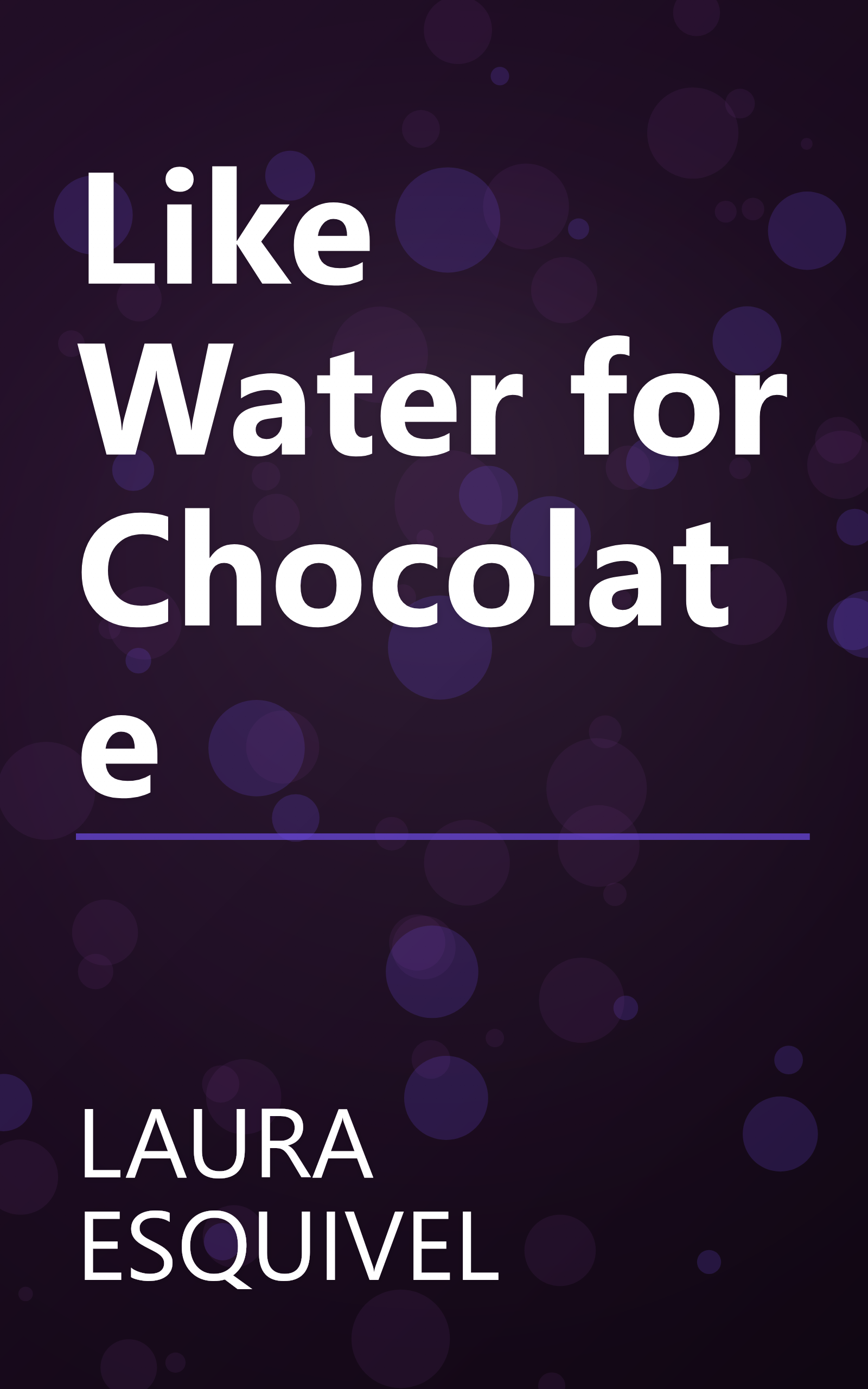 Like Water for Chocolate book cover