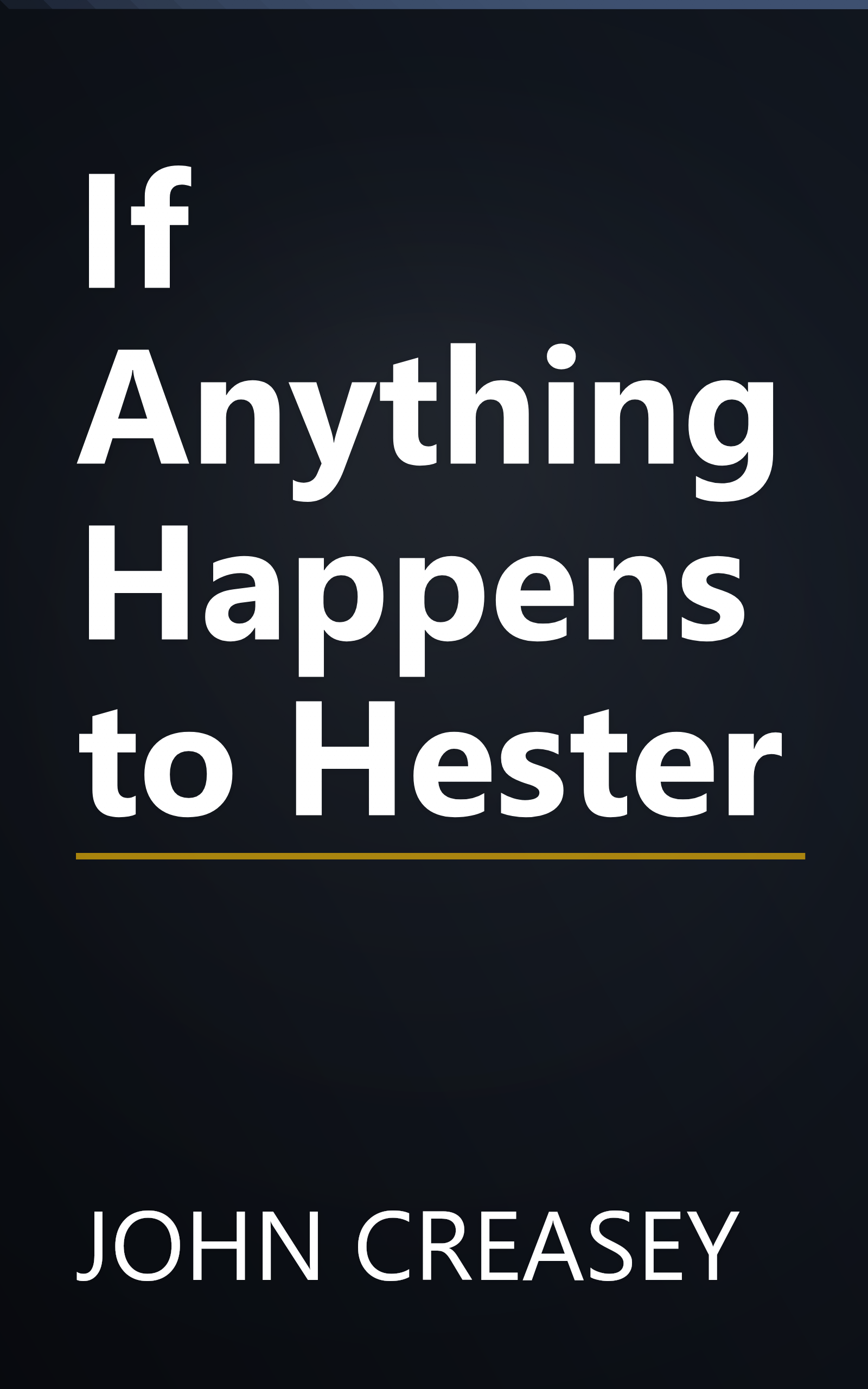 If Anything Happens to Hester book cover