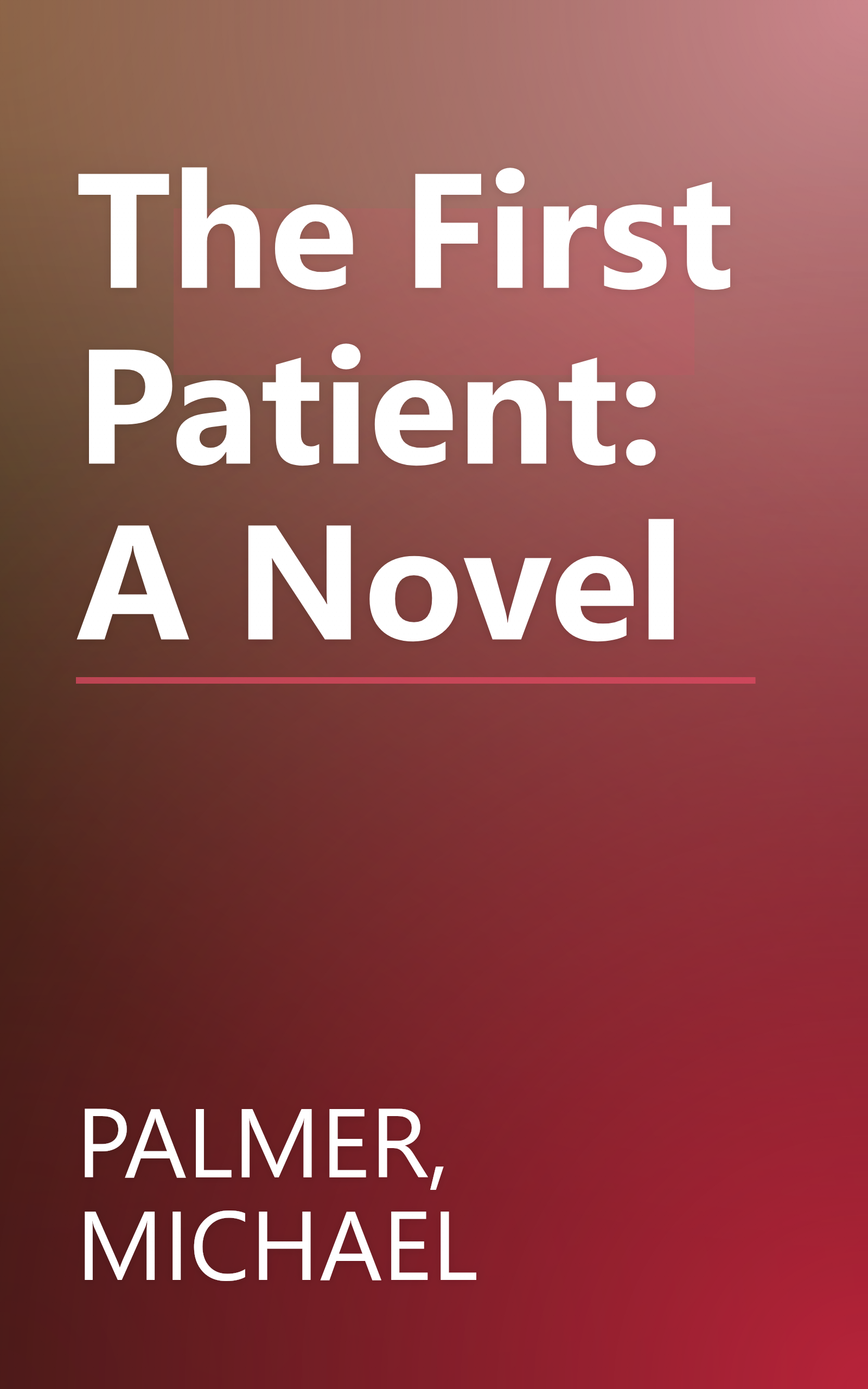 The First Patient: A Novel book cover