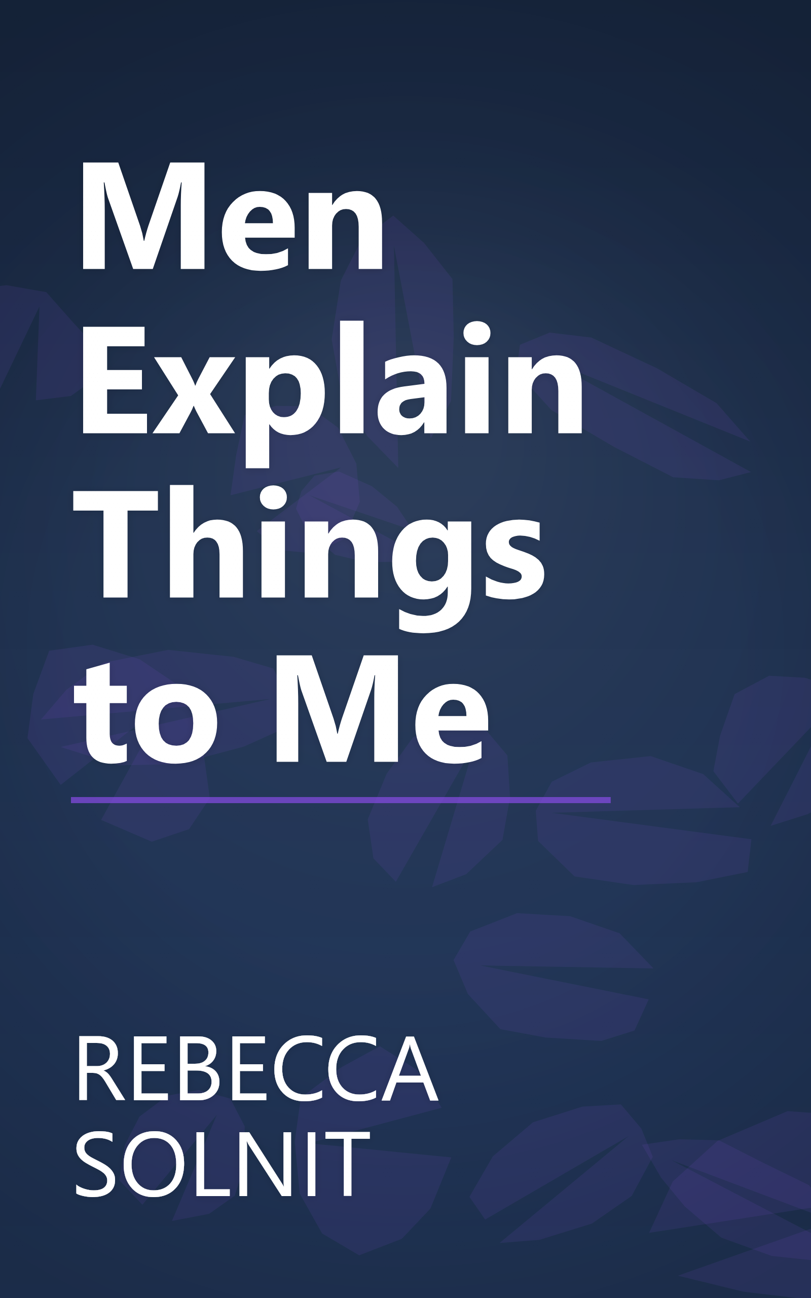 Men Explain Things to Me book cover
