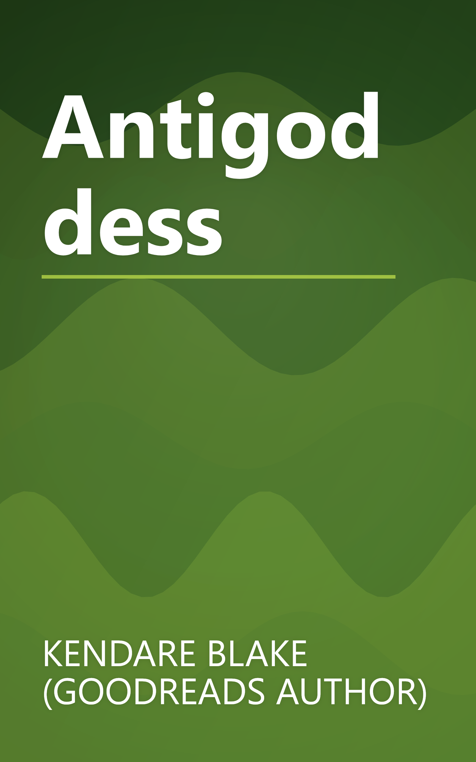 Antigoddess book cover
