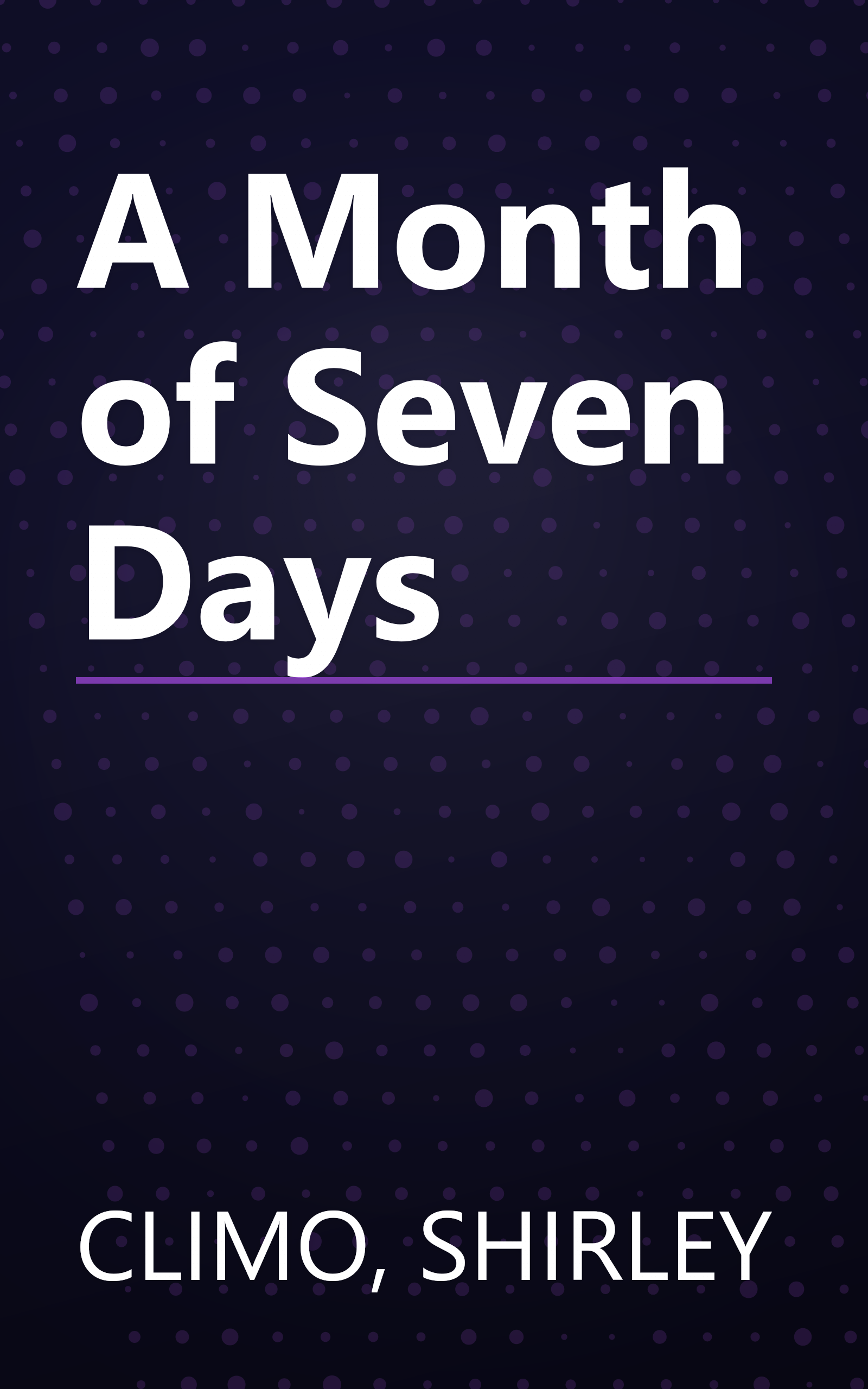 A Month of Seven Days book cover