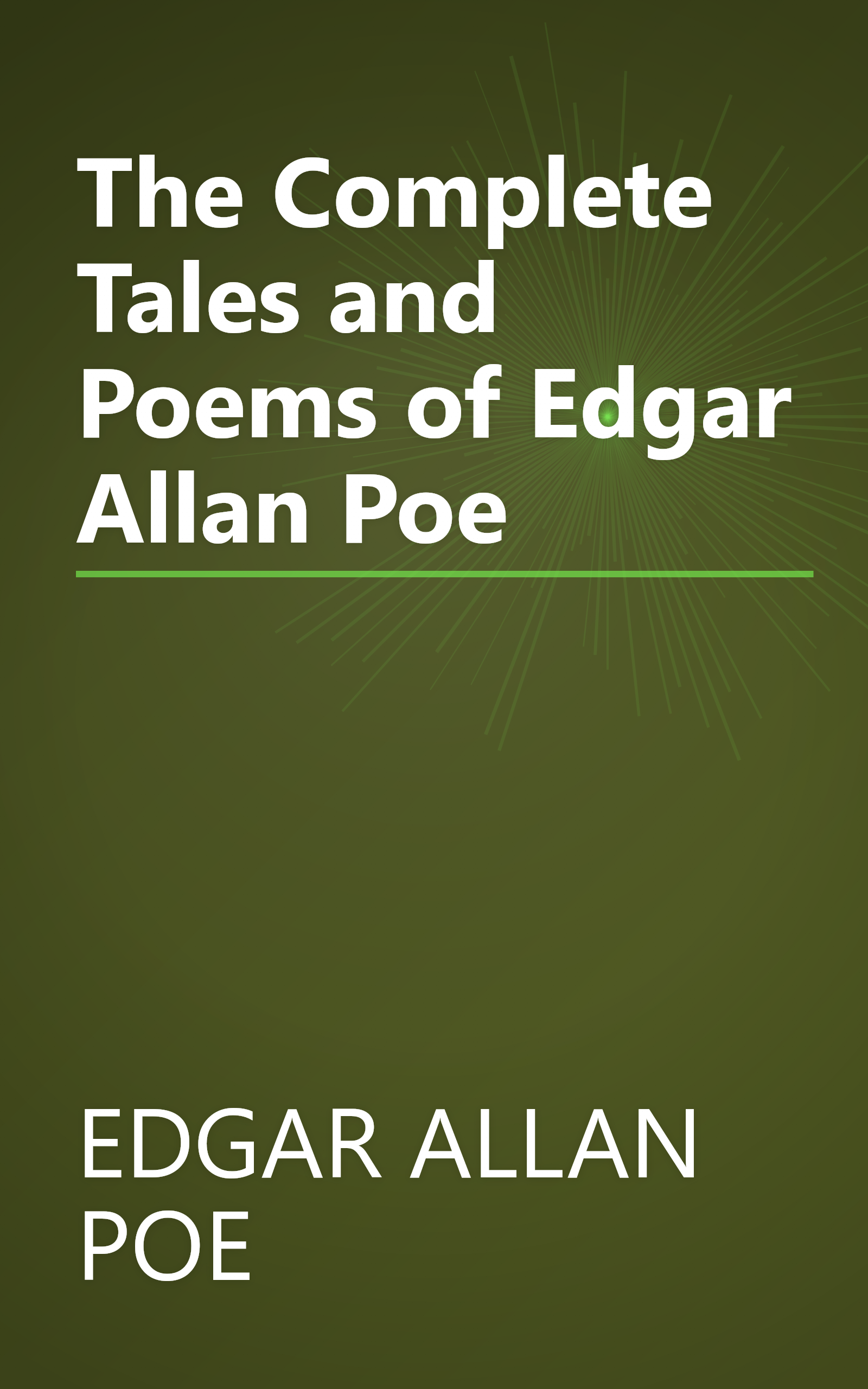 The Complete Tales and Poems of Edgar Allan Poe book cover