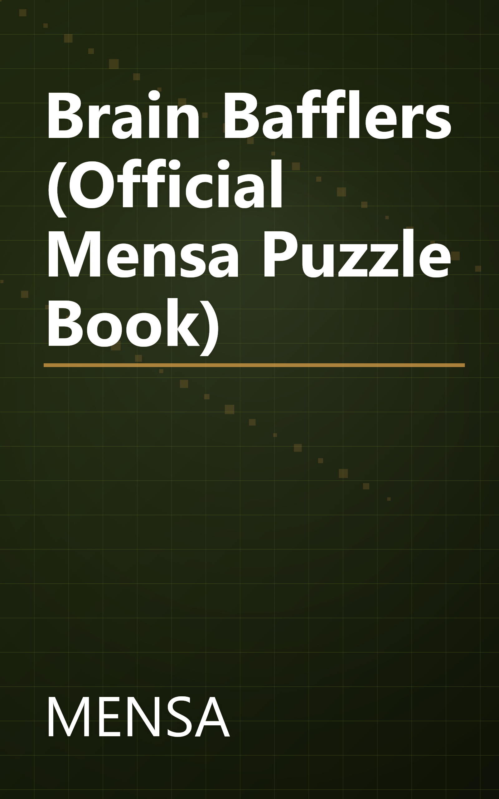 Brain Bafflers (Official Mensa Puzzle Book) book cover