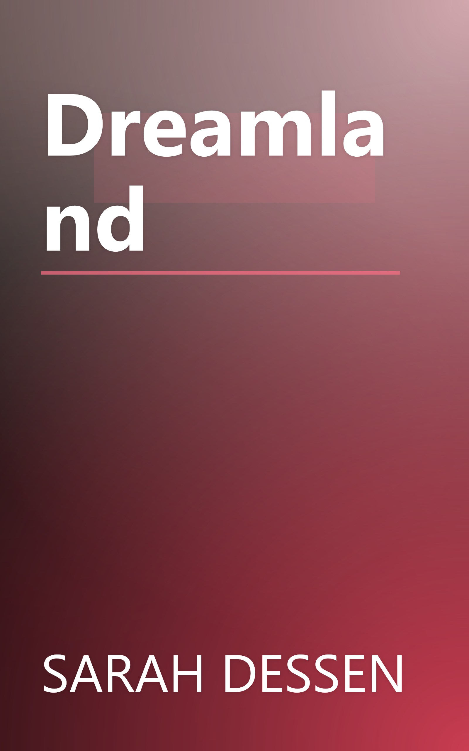 Dreamland book cover