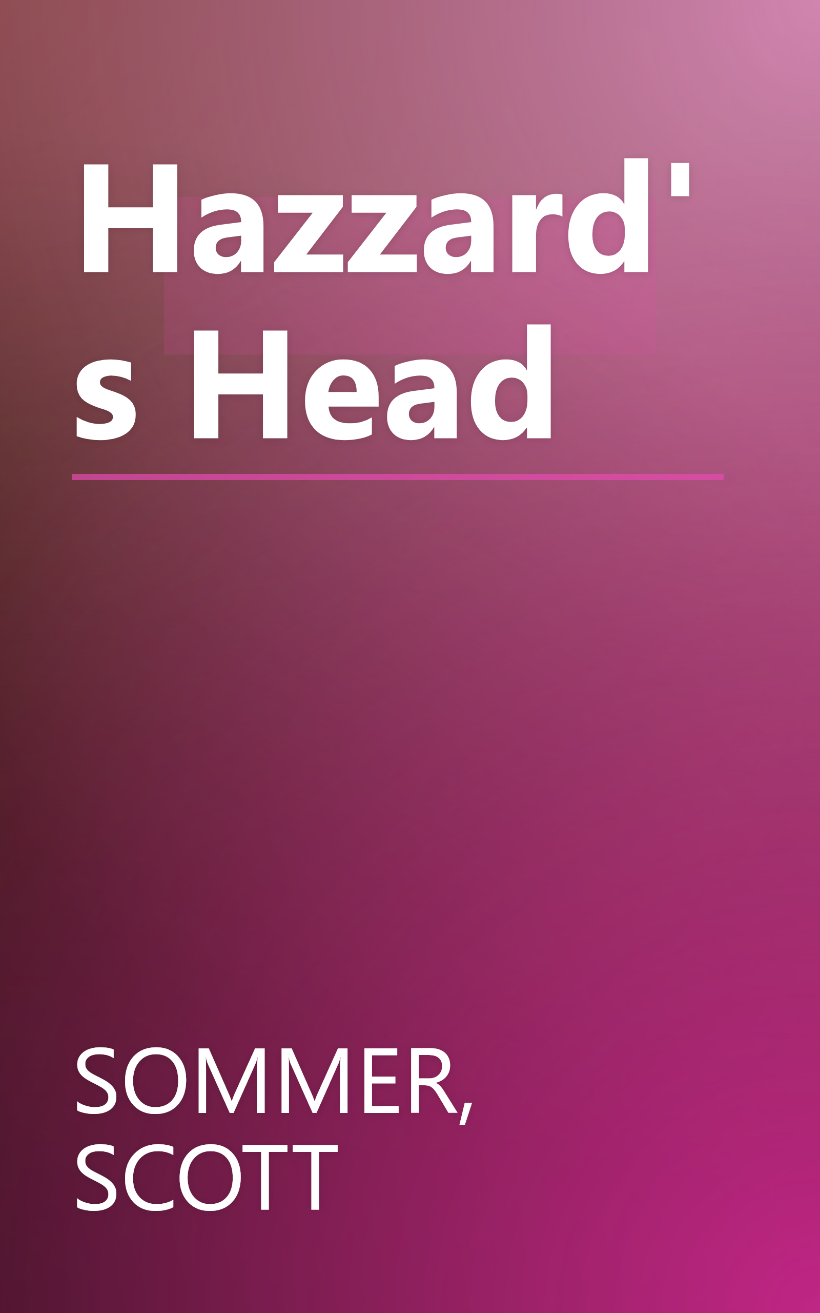 Hazzard's Head book cover