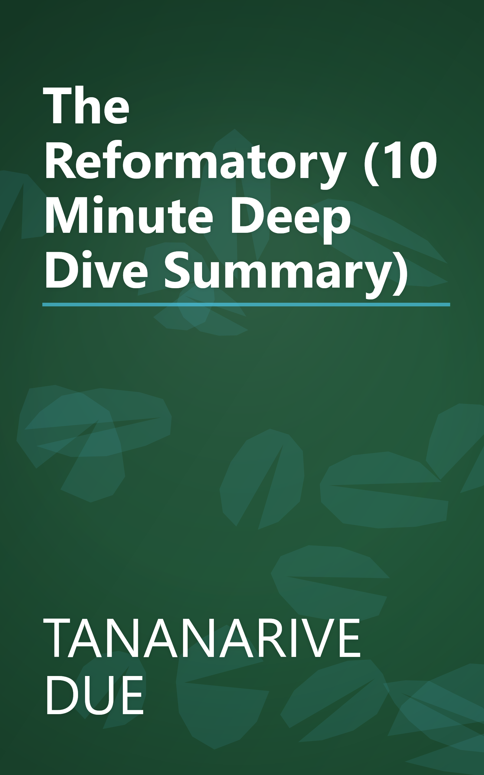 The Reformatory (10 Minute   Deep Dive Summary) book cover