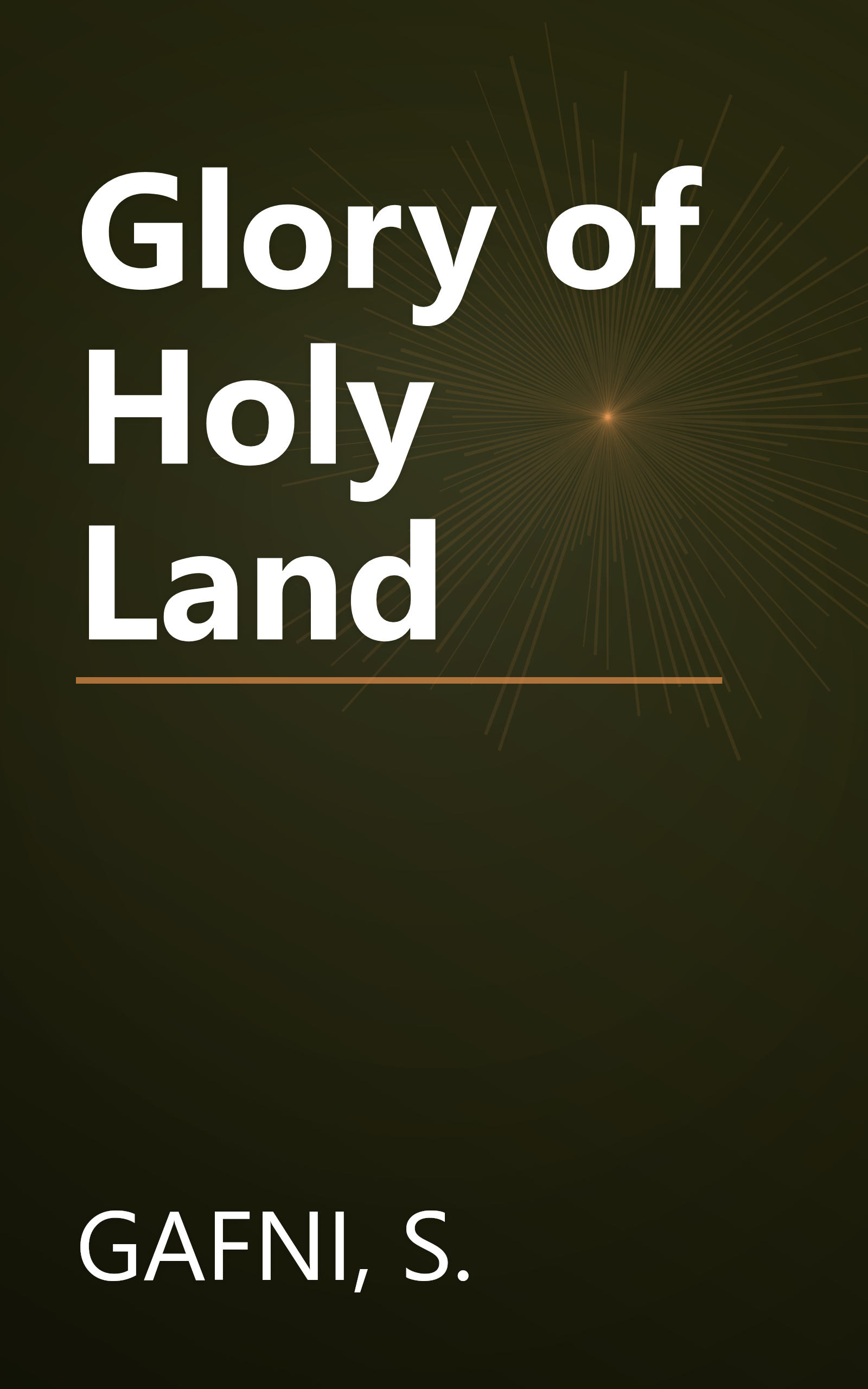 Glory of Holy Land book cover