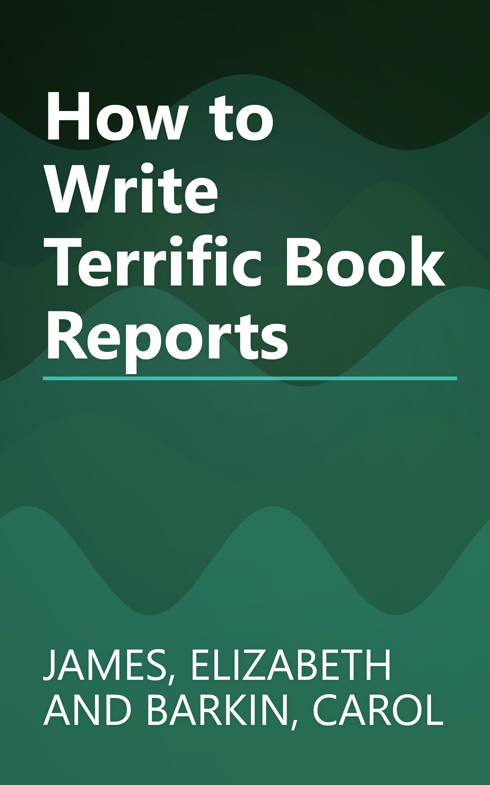 How to Write Terrific Book Reports book cover