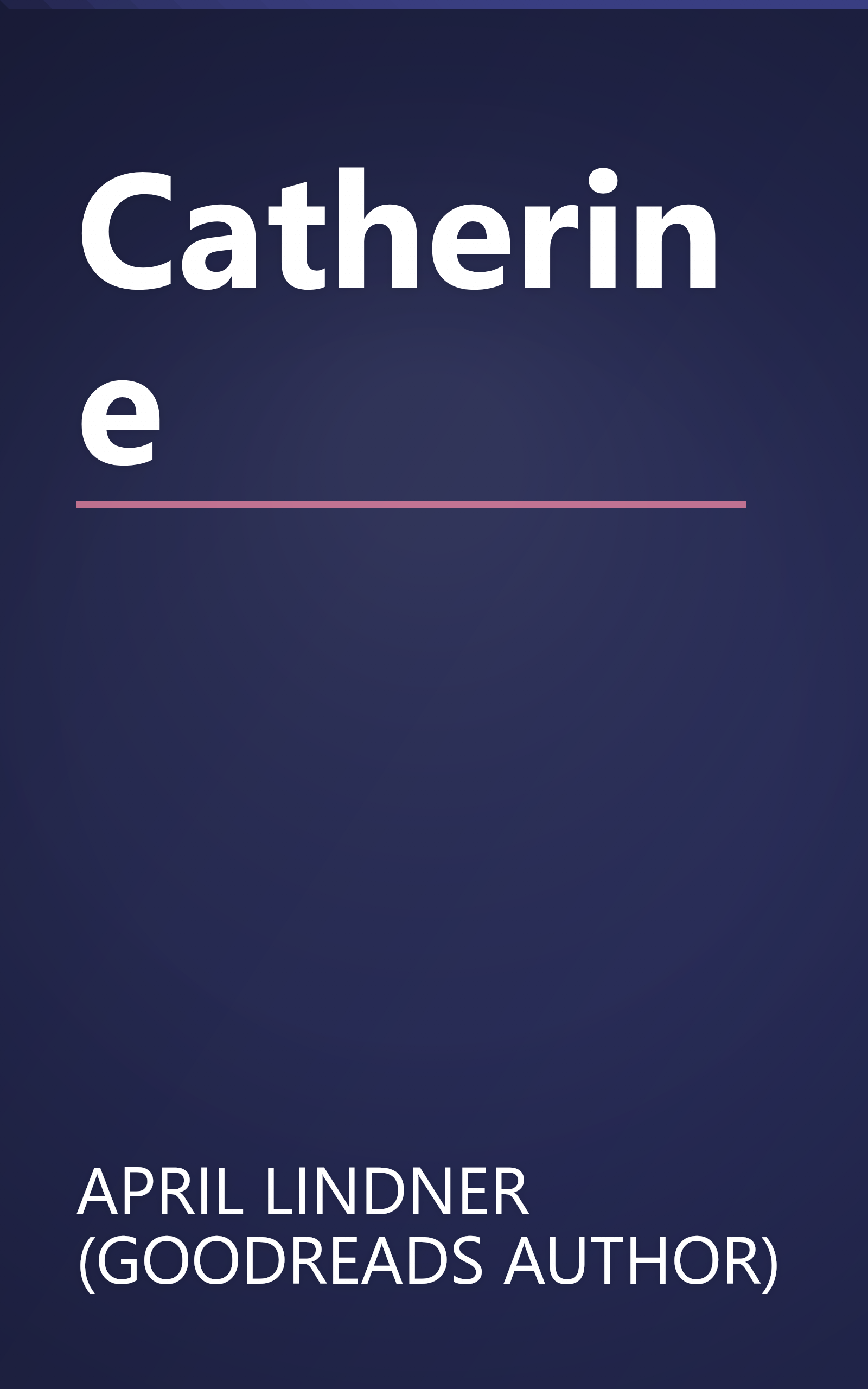 Catherine book cover