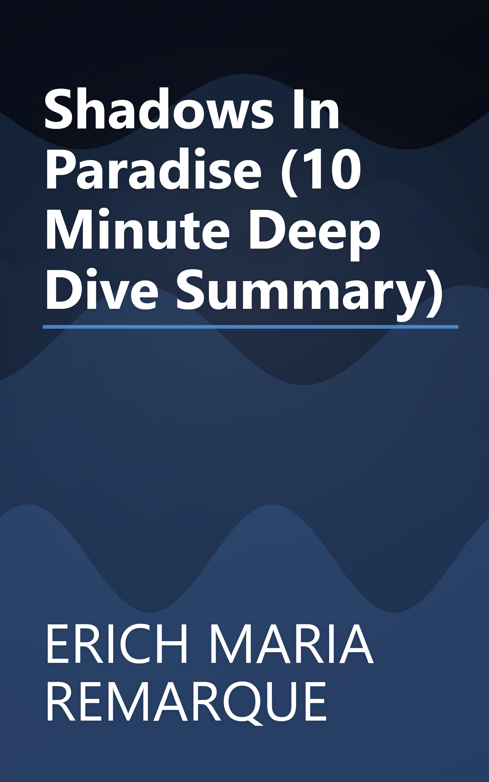 Shadows In Paradise (10 Minute   Deep Dive Summary) book cover
