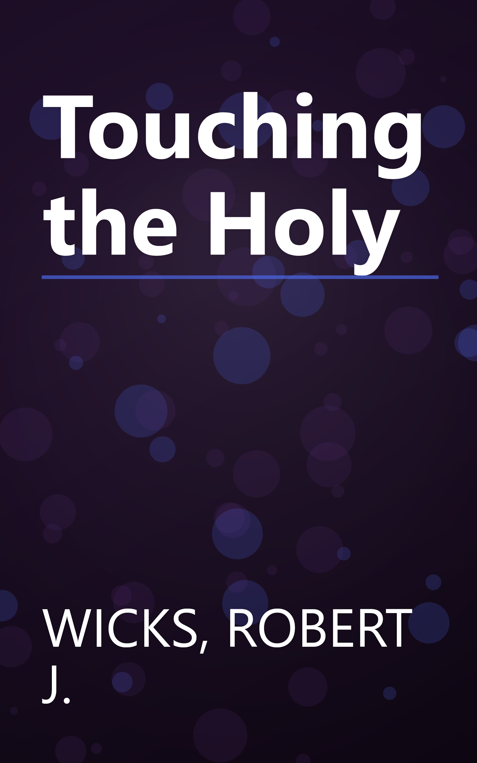 Touching the Holy book cover