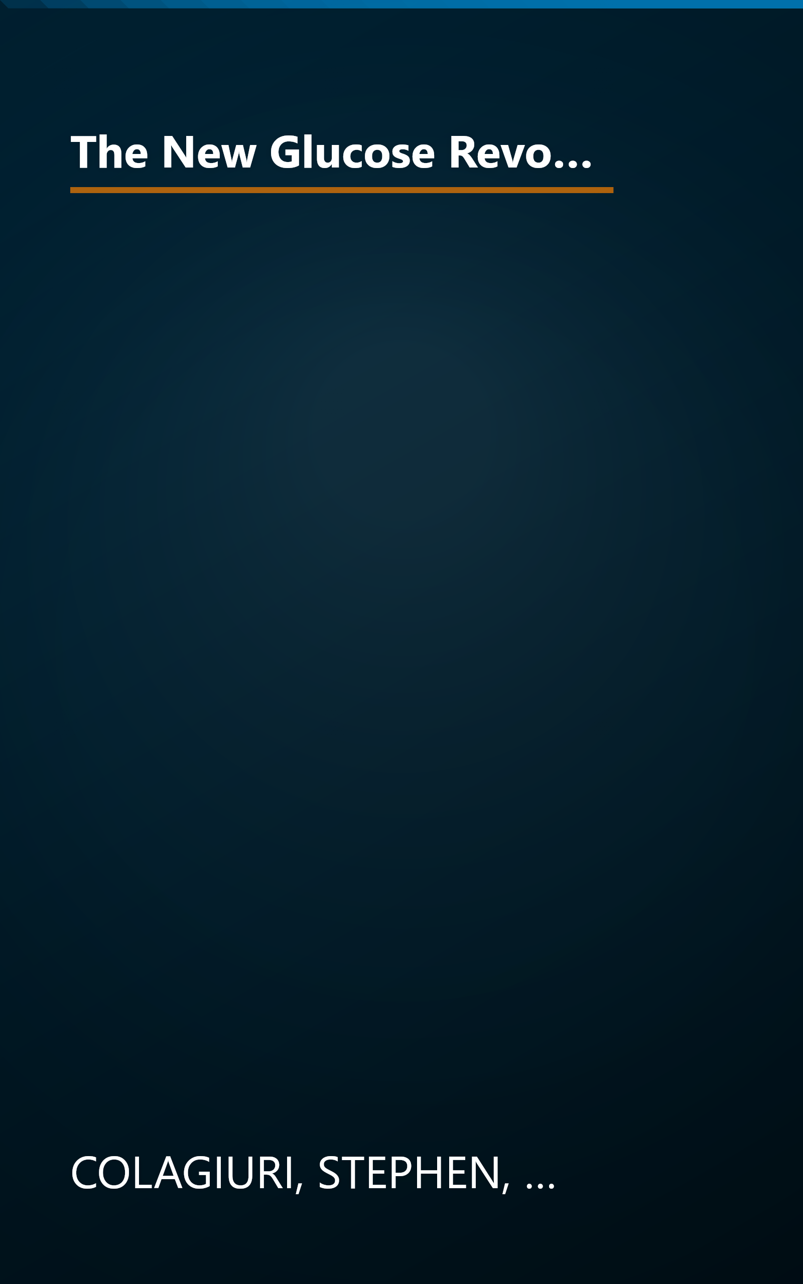 The New Glucose Revolution for Diabetes: The Definitive Guide to Managing Diabetes and Prediabetes Using the Glycemic Index (Marlowe Diabetes Library) book cover